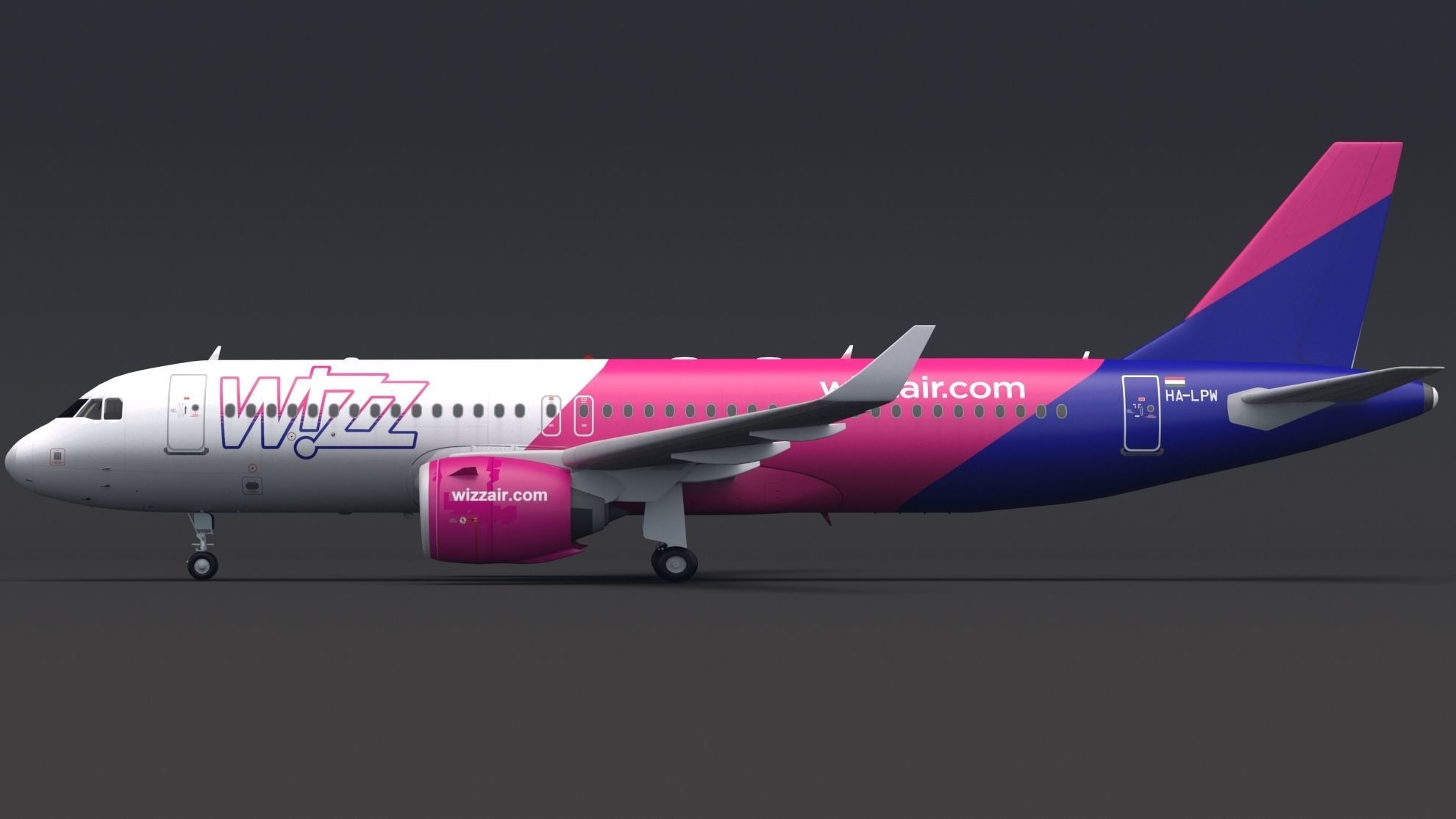 WizzAir A320neo 3D model | CGTrader