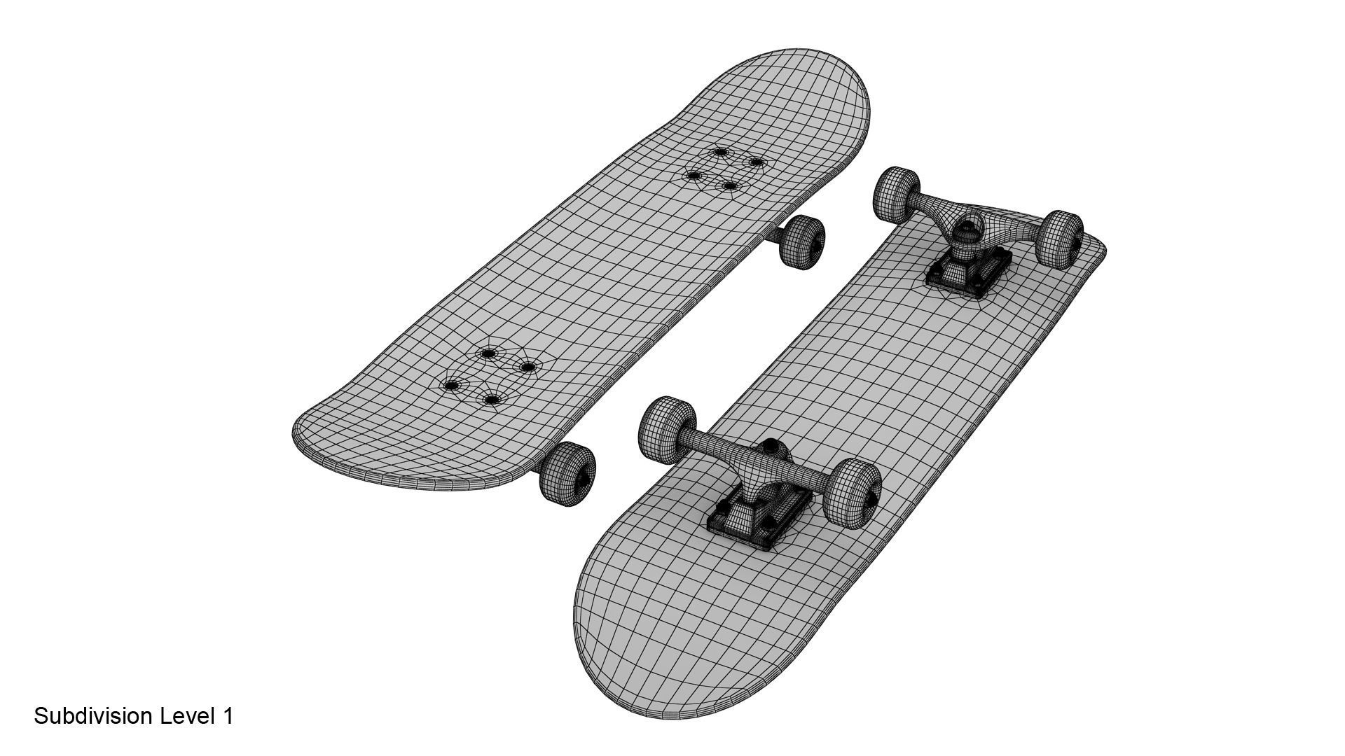 Skateboard 3D model | CGTrader