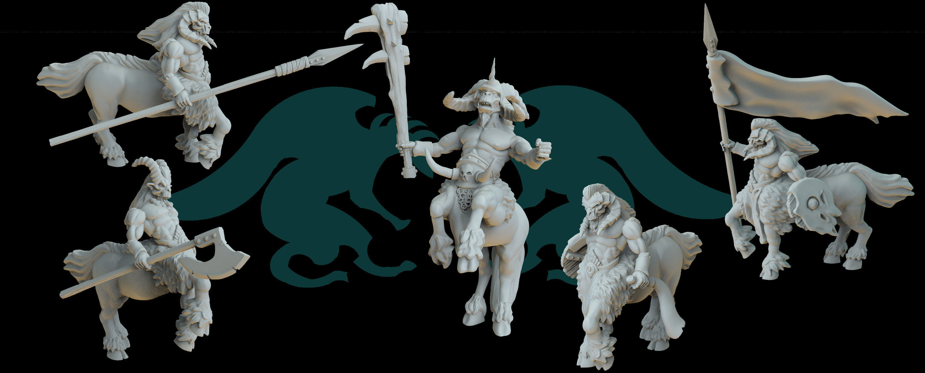 Modular Centaur Bundle 3D model 3D printable | CGTrader
