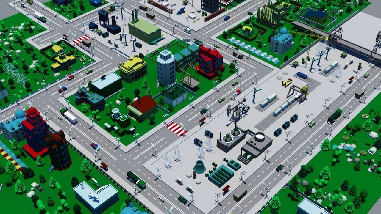 3D model City Engine VR / AR / low-poly | CGTrader