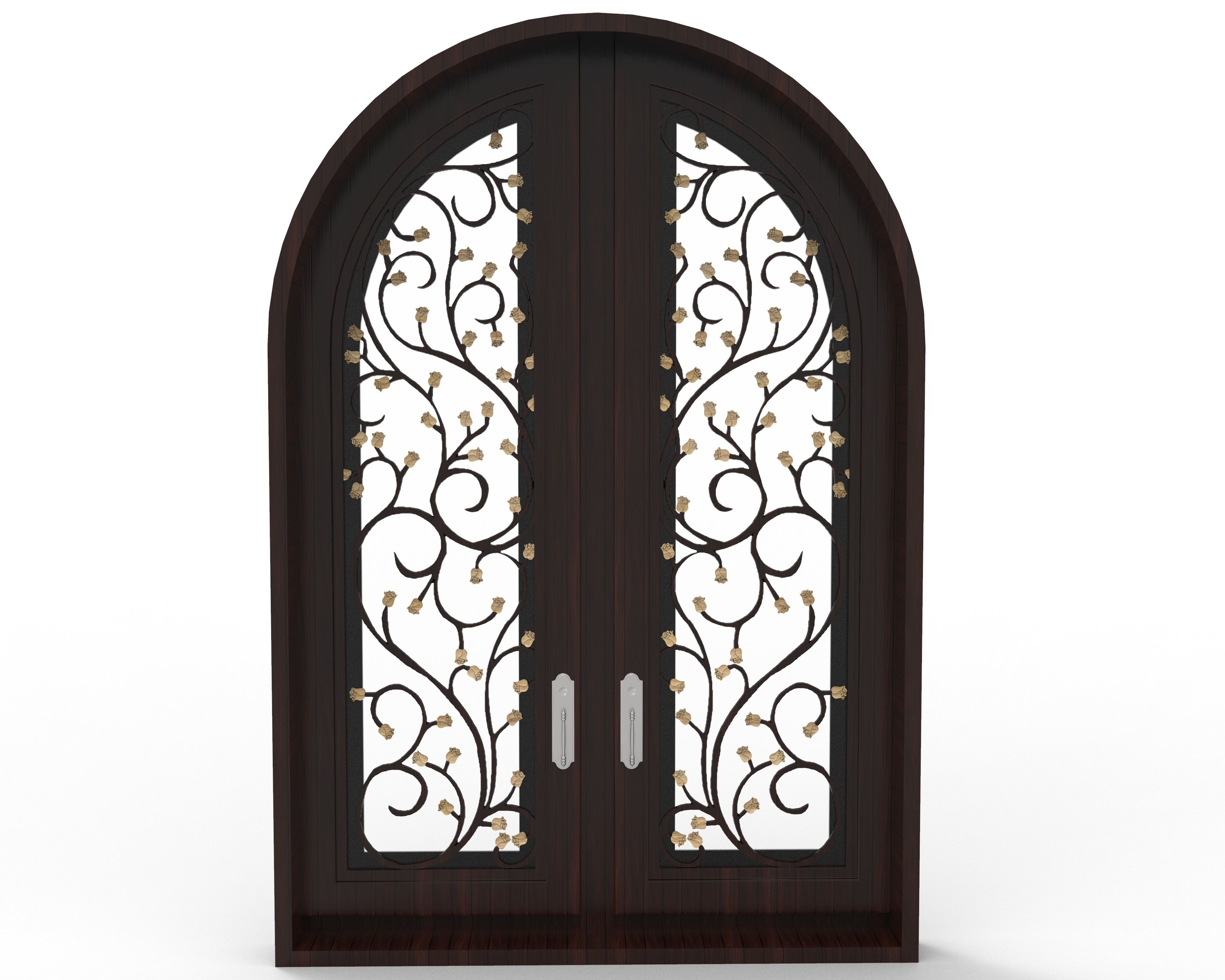 Luxury Entrance Door 3D model | CGTrader