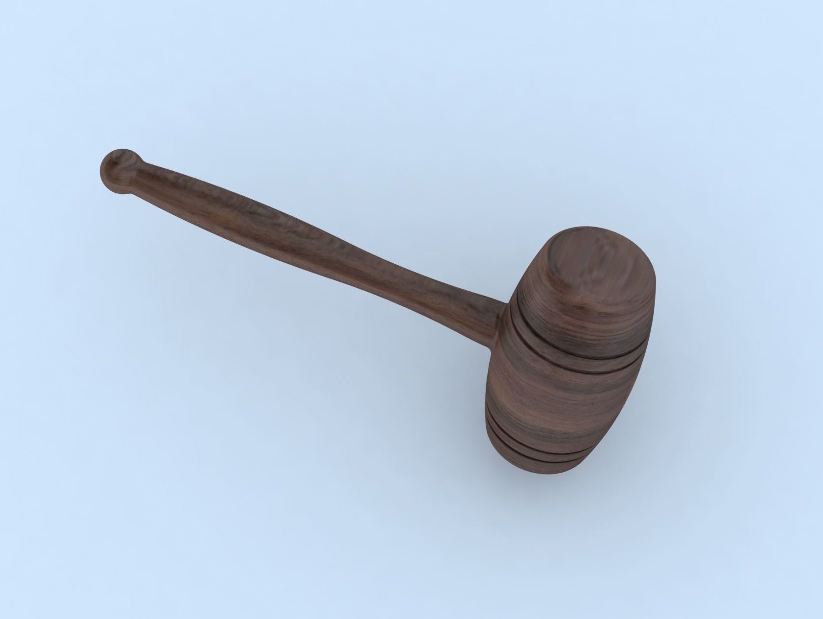 Wood mallet 3D model | CGTrader