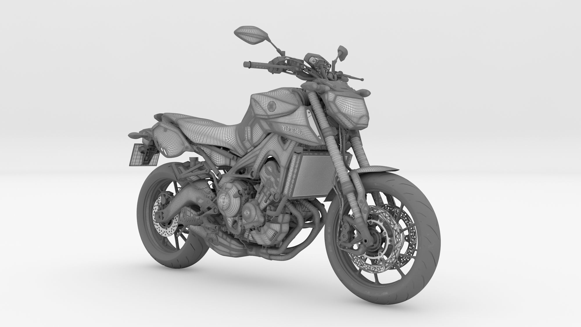 Yamaha MT-09 3D model | CGTrader