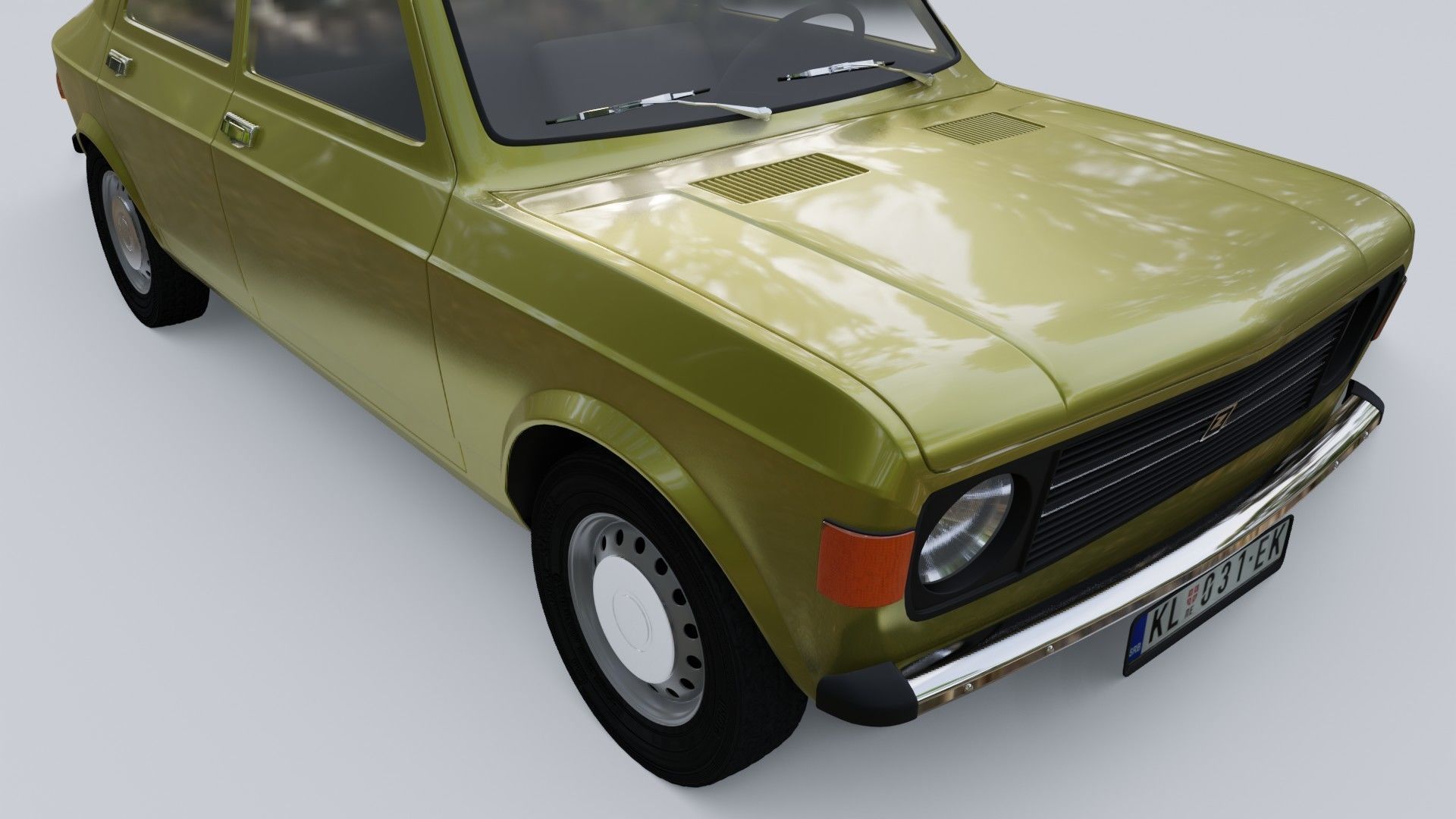 Zastava 1100 - Yugo Skala 3D model | CGTrader