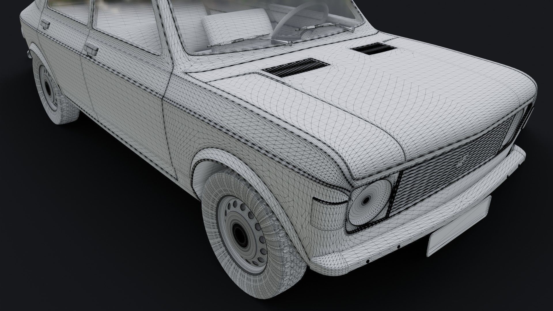 Zastava 1100 - Yugo Skala 3D model | CGTrader