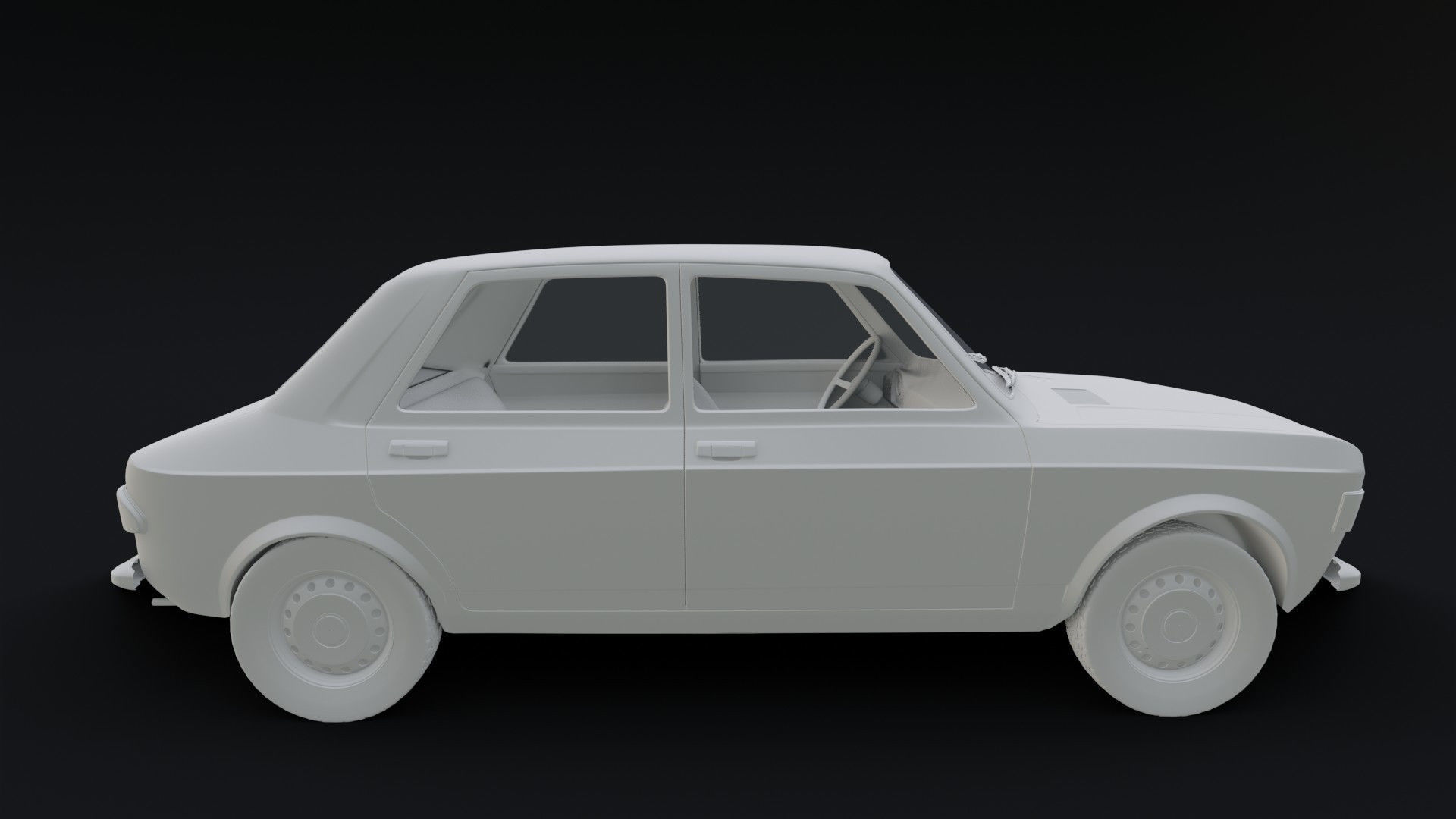 Zastava 1100 - Yugo Skala 3D model | CGTrader