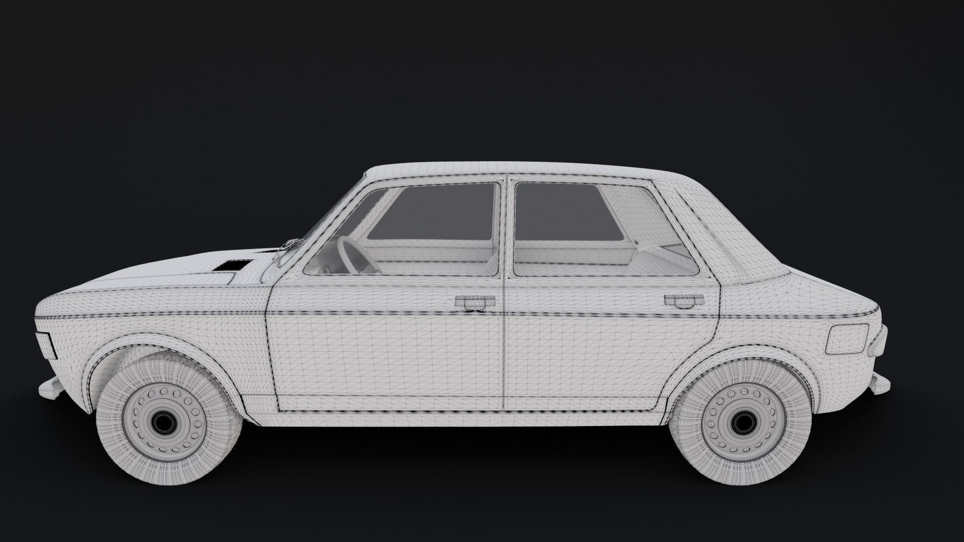 Zastava 1100 - Yugo Skala 3D model | CGTrader