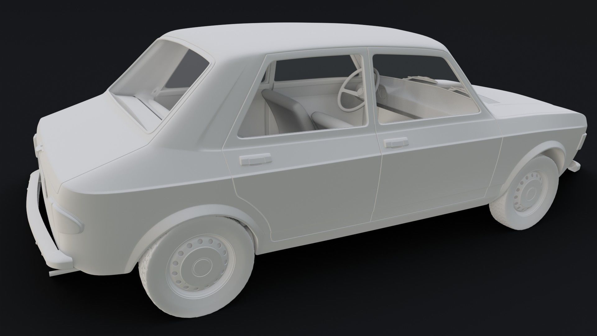 Zastava 1100 - Yugo Skala 3D model | CGTrader