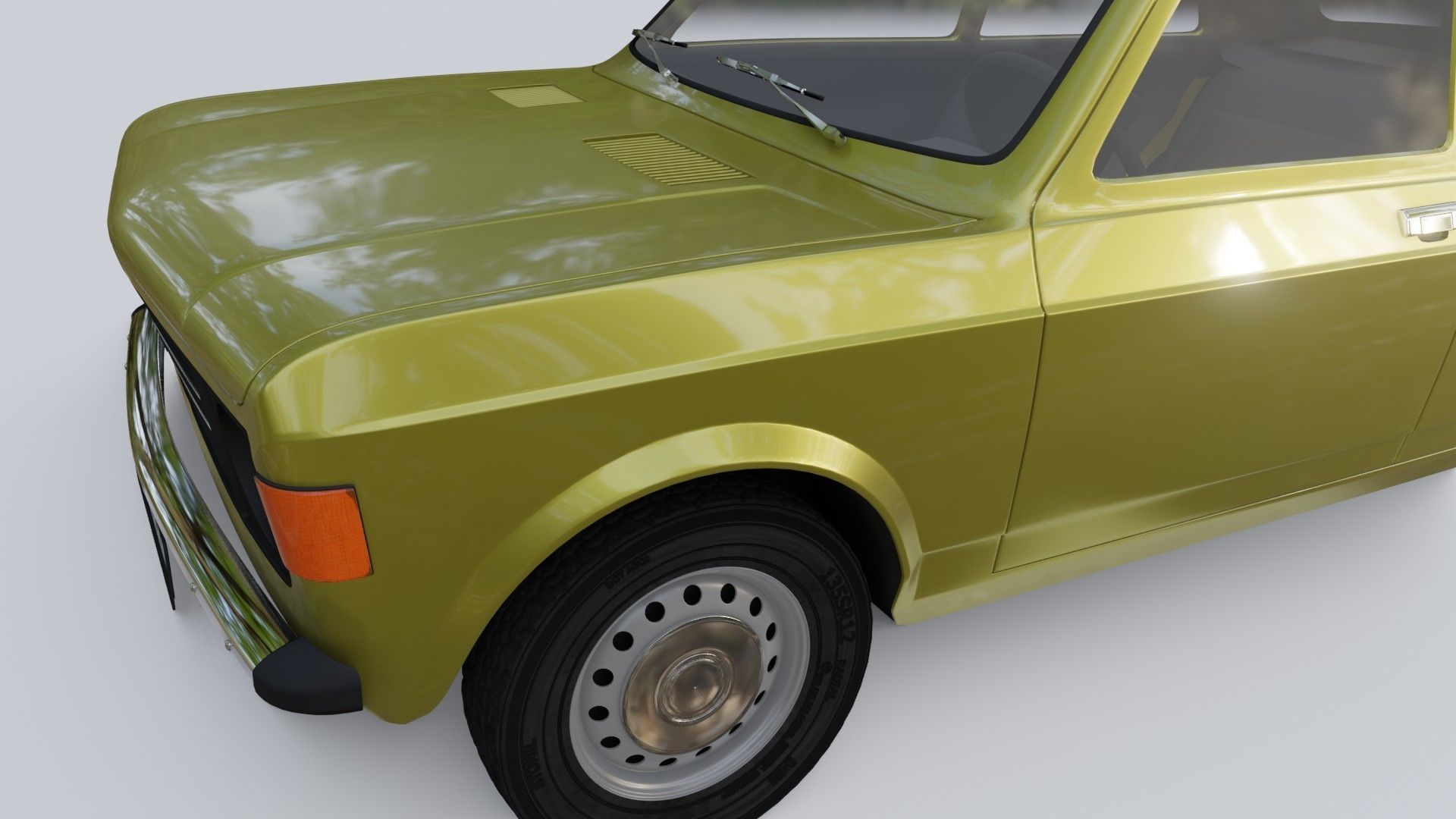 Zastava 1100 - Yugo Skala 3D model | CGTrader