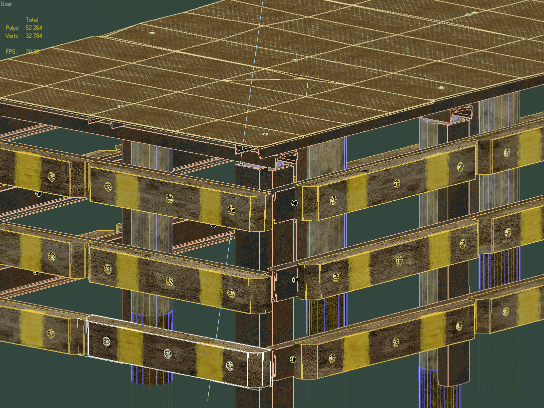 Old rusty pier 3D model | CGTrader