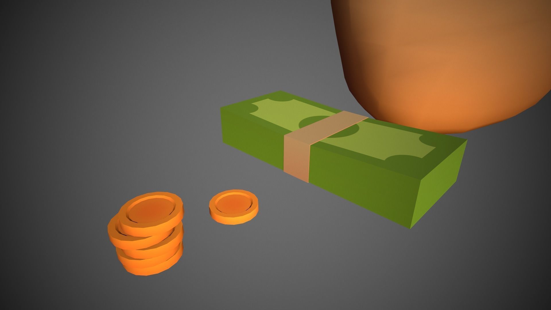 3D model Money Assets Cartoony Money Props VR / AR / low-poly | CGTrader