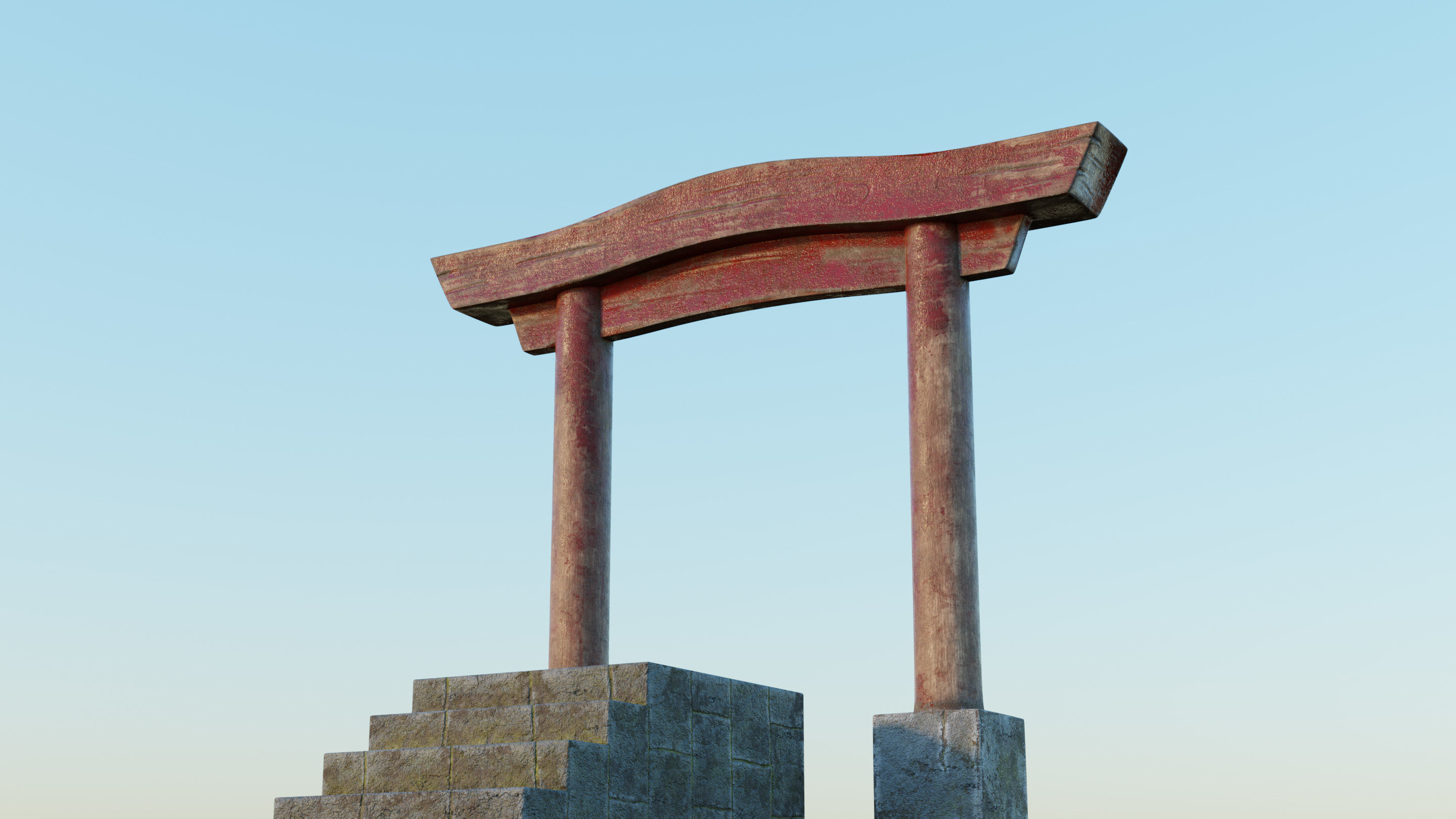 3D model Torri japan VR / AR / low-poly | CGTrader