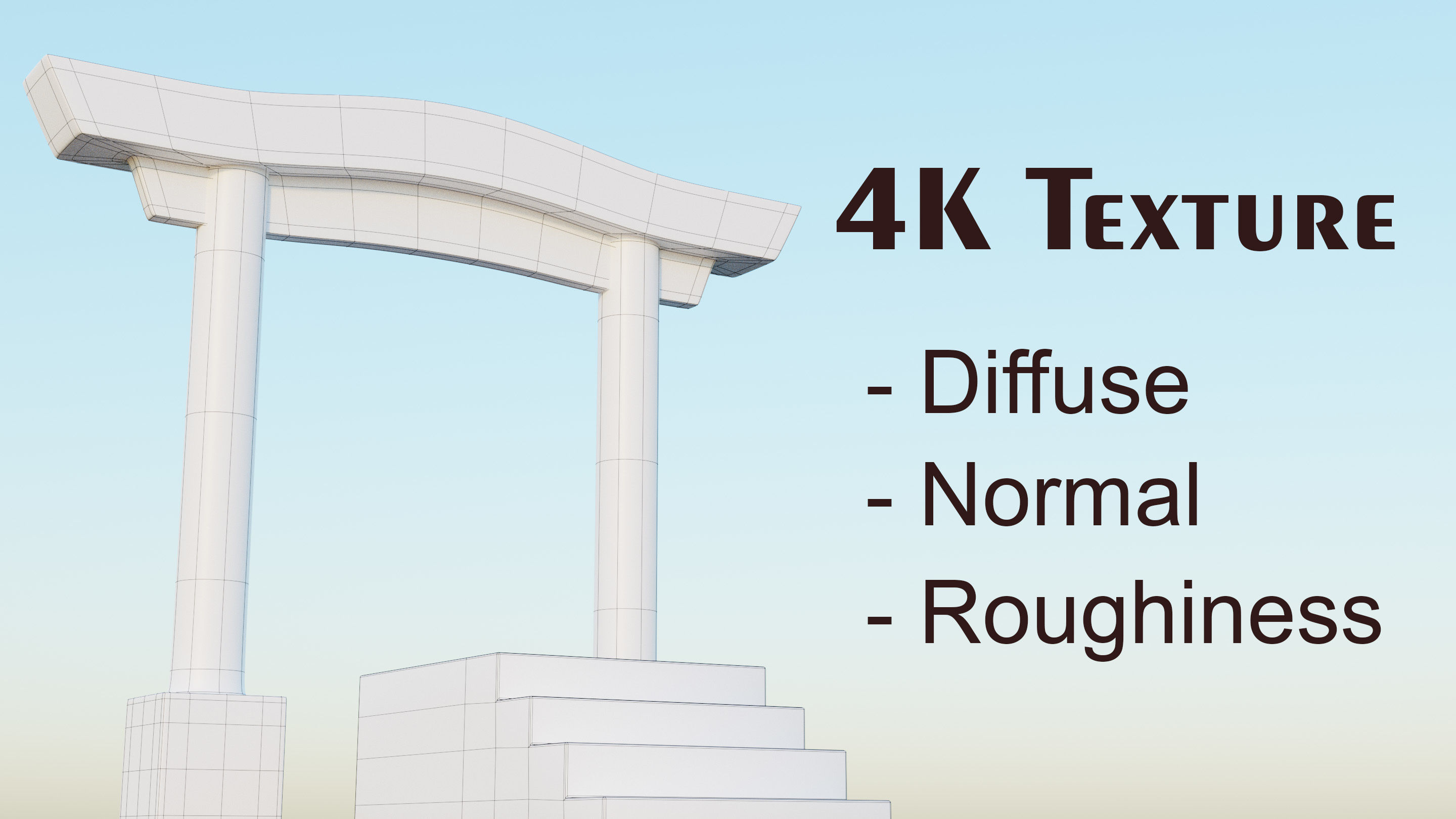 3D model Torri japan VR / AR / low-poly | CGTrader