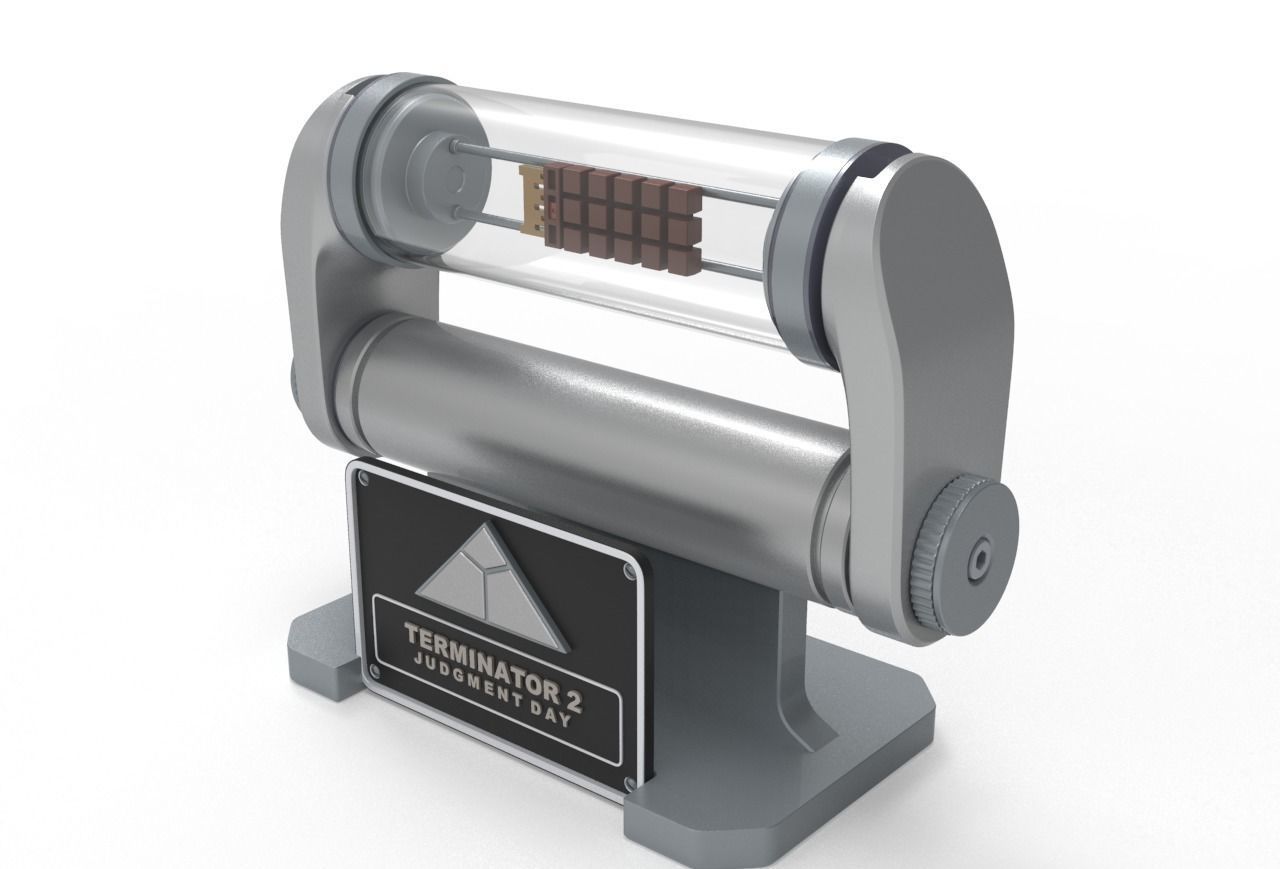 Terminator Brain Chip with stand 3D model | CGTrader
