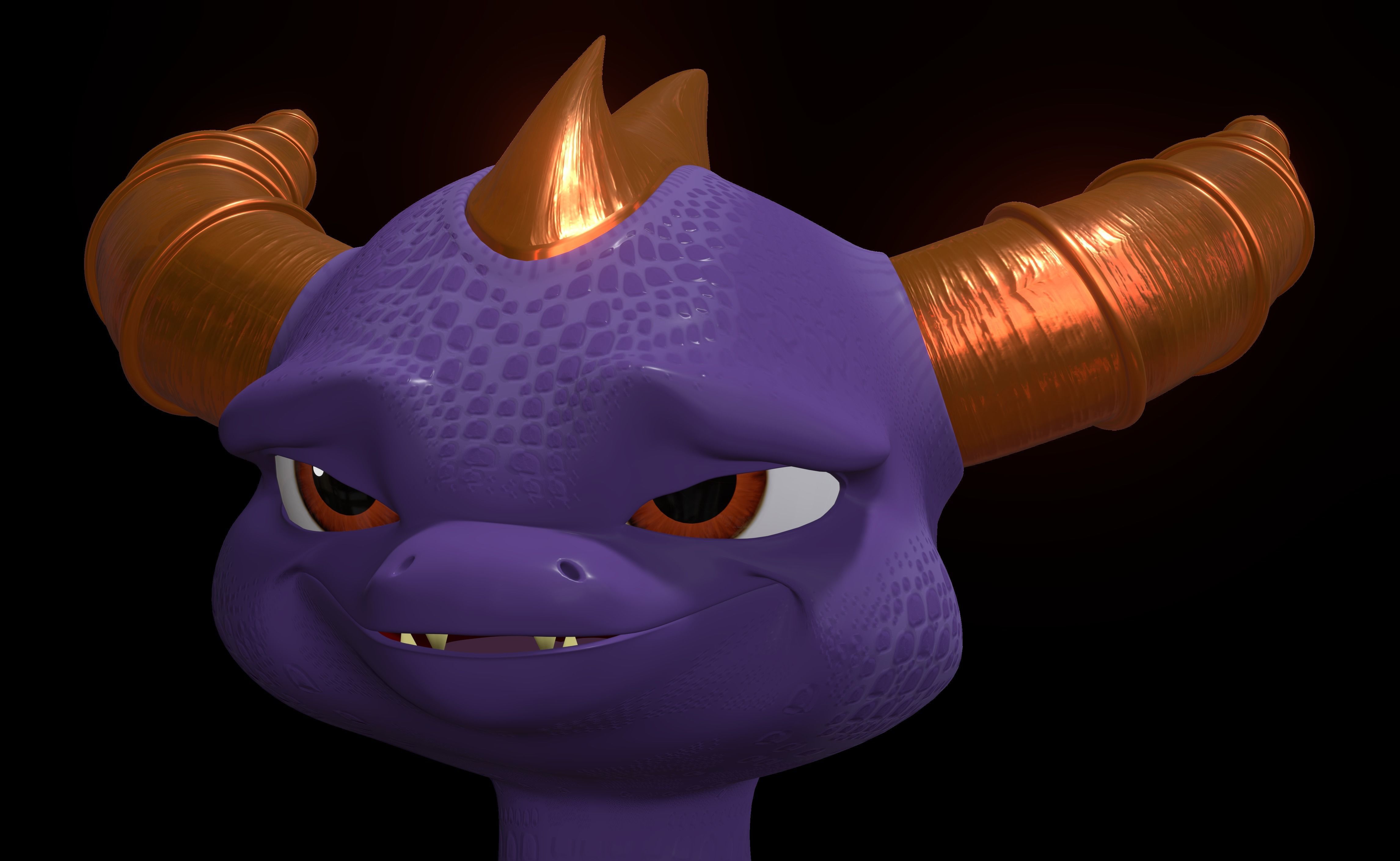 3D model Spyro the Dragon Skylander Academy Model VR / AR / low-poly ...