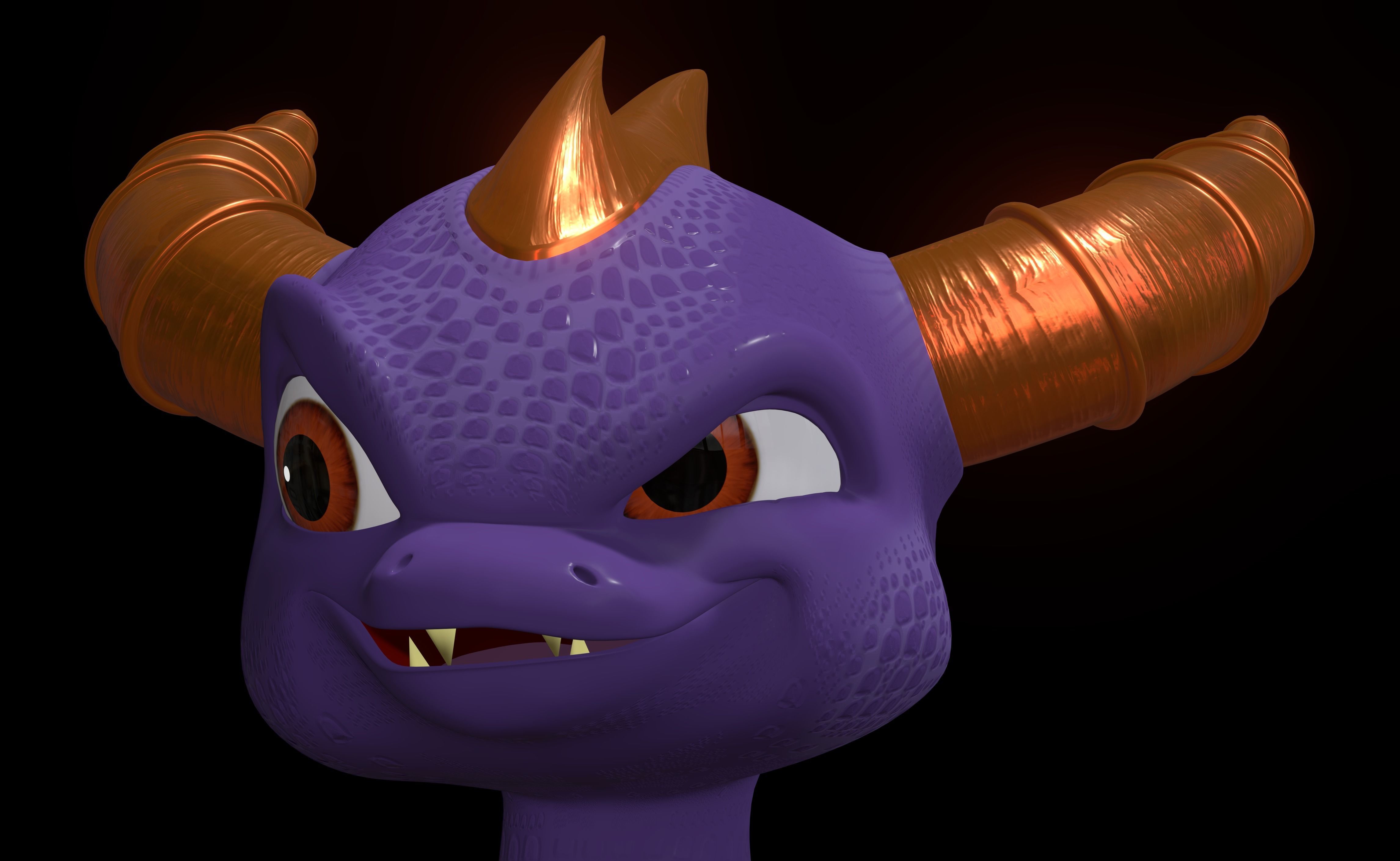 3D model Spyro the Dragon Skylander Academy Model VR / AR / low-poly ...