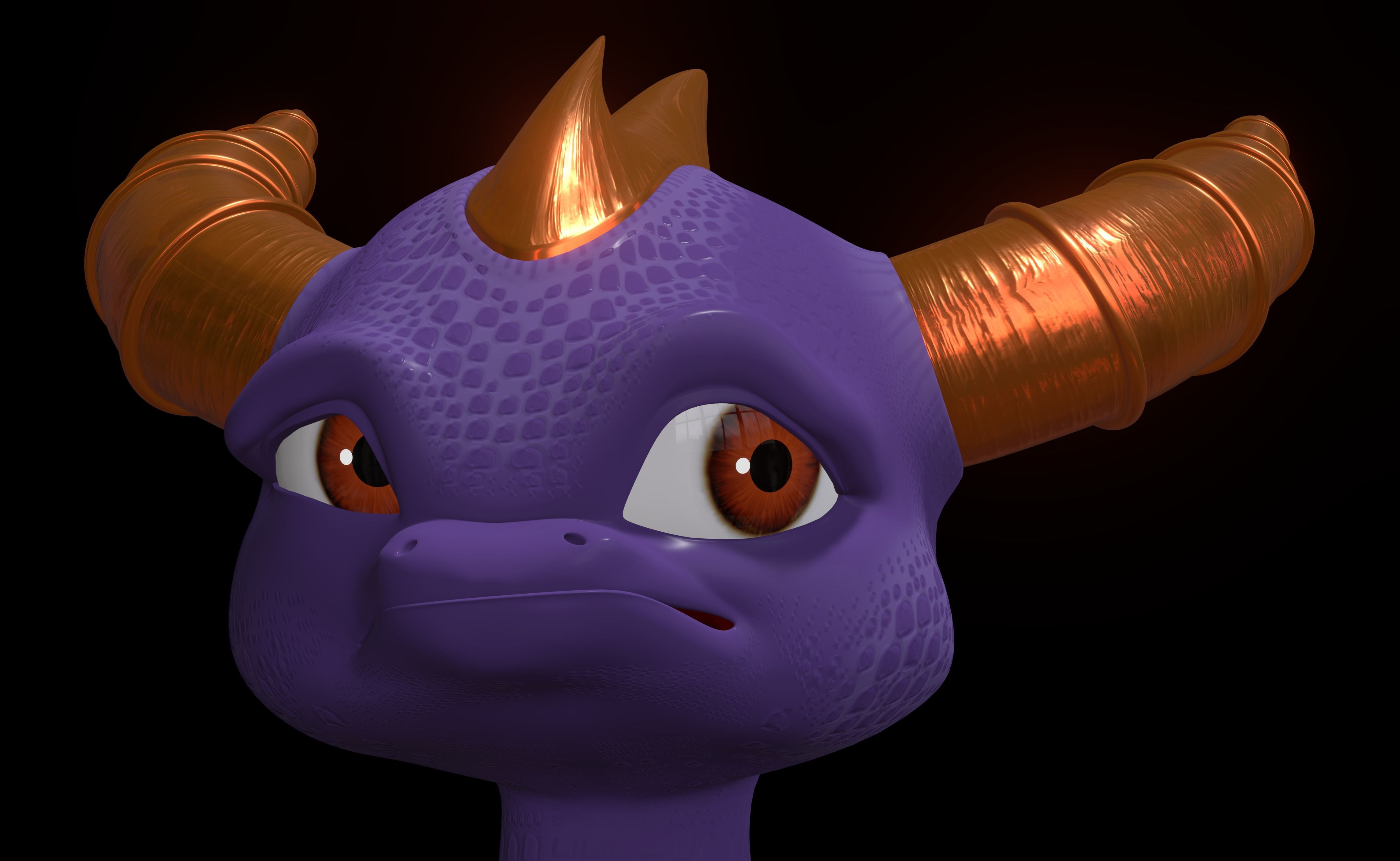 3D model Spyro the Dragon Skylander Academy Model VR / AR / low-poly ...