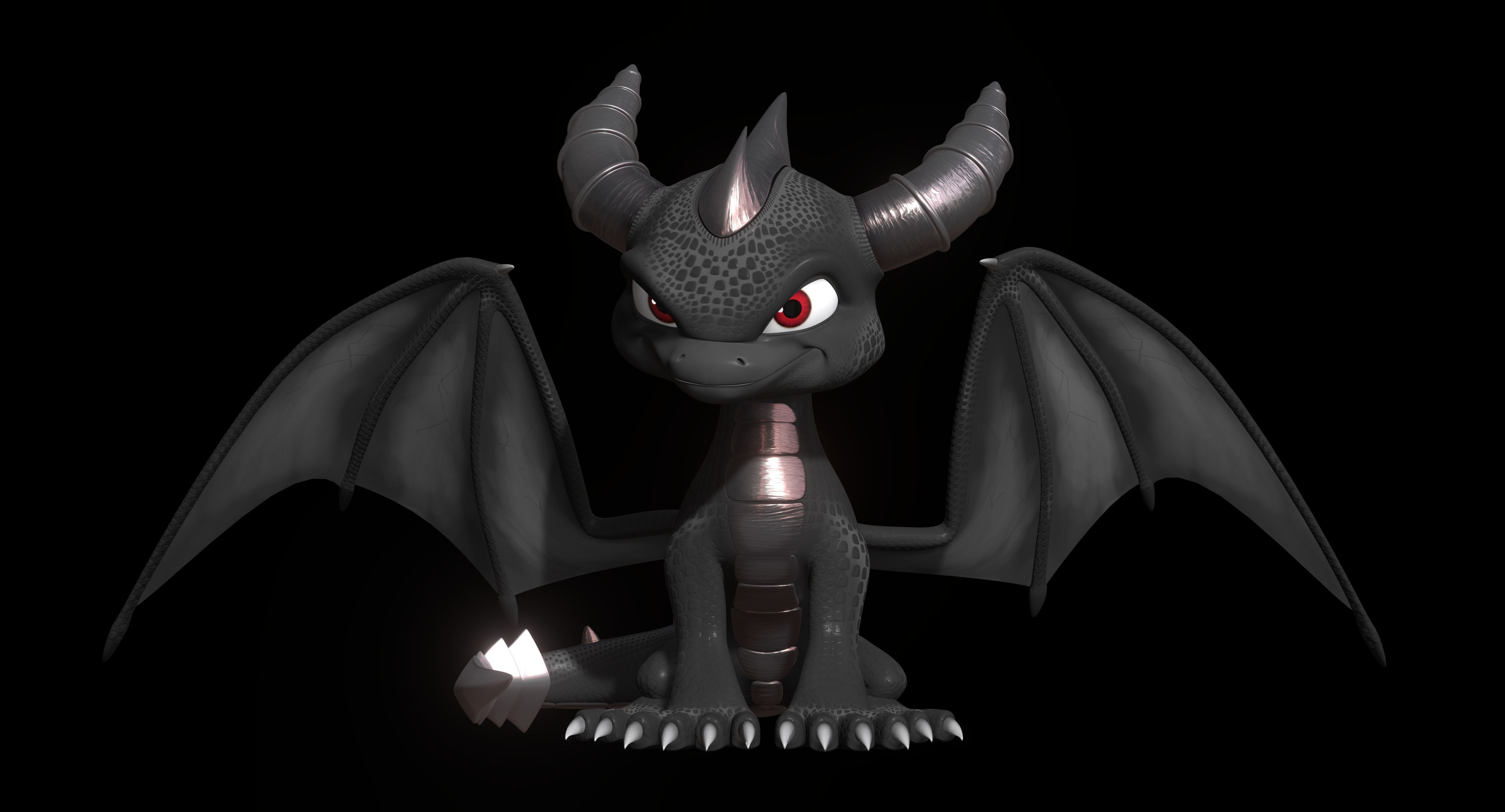 3D model Spyro the Dragon Skylander Academy Model VR / AR / low-poly ...