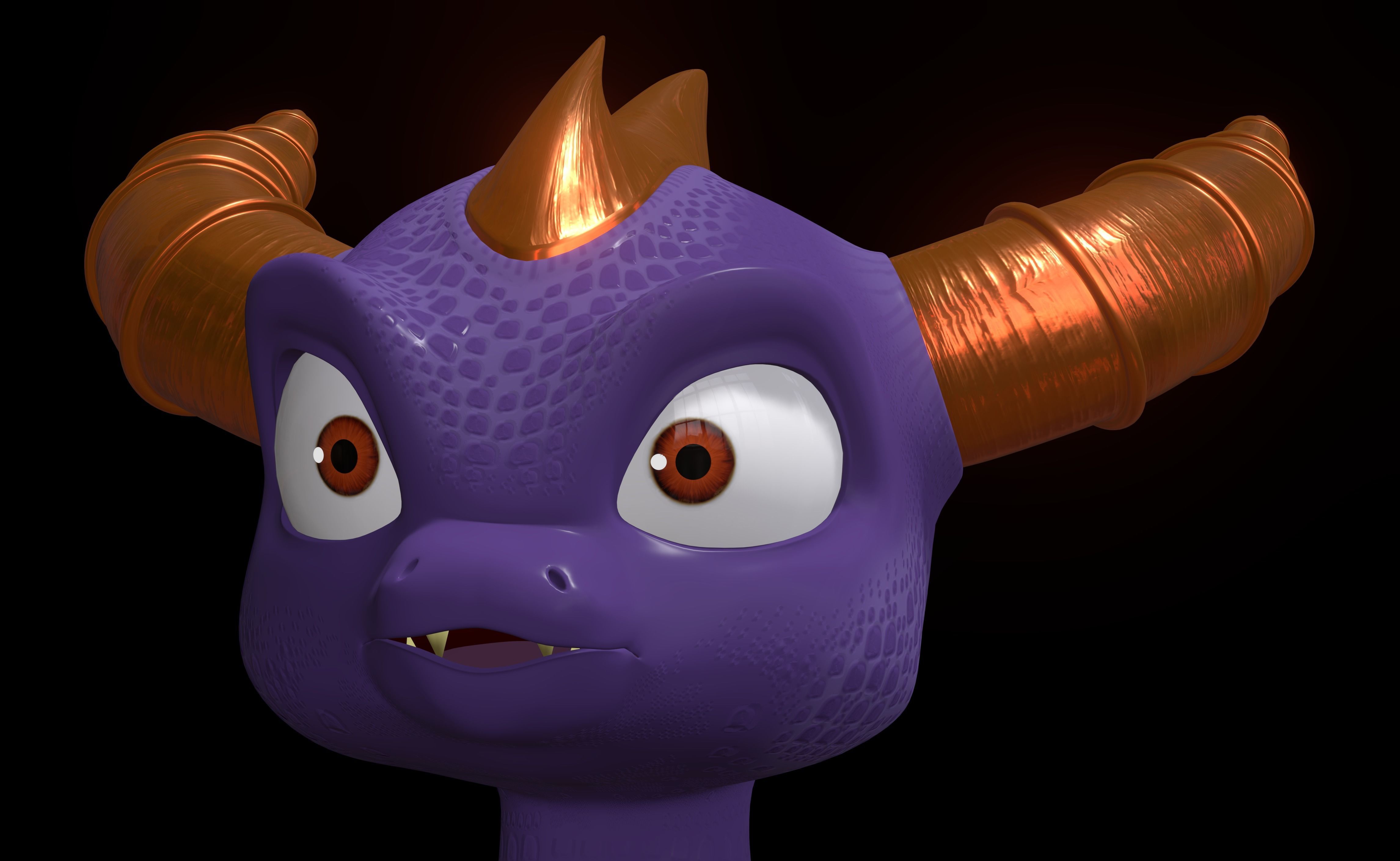 3D model Spyro the Dragon Skylander Academy Model VR / AR / low-poly ...
