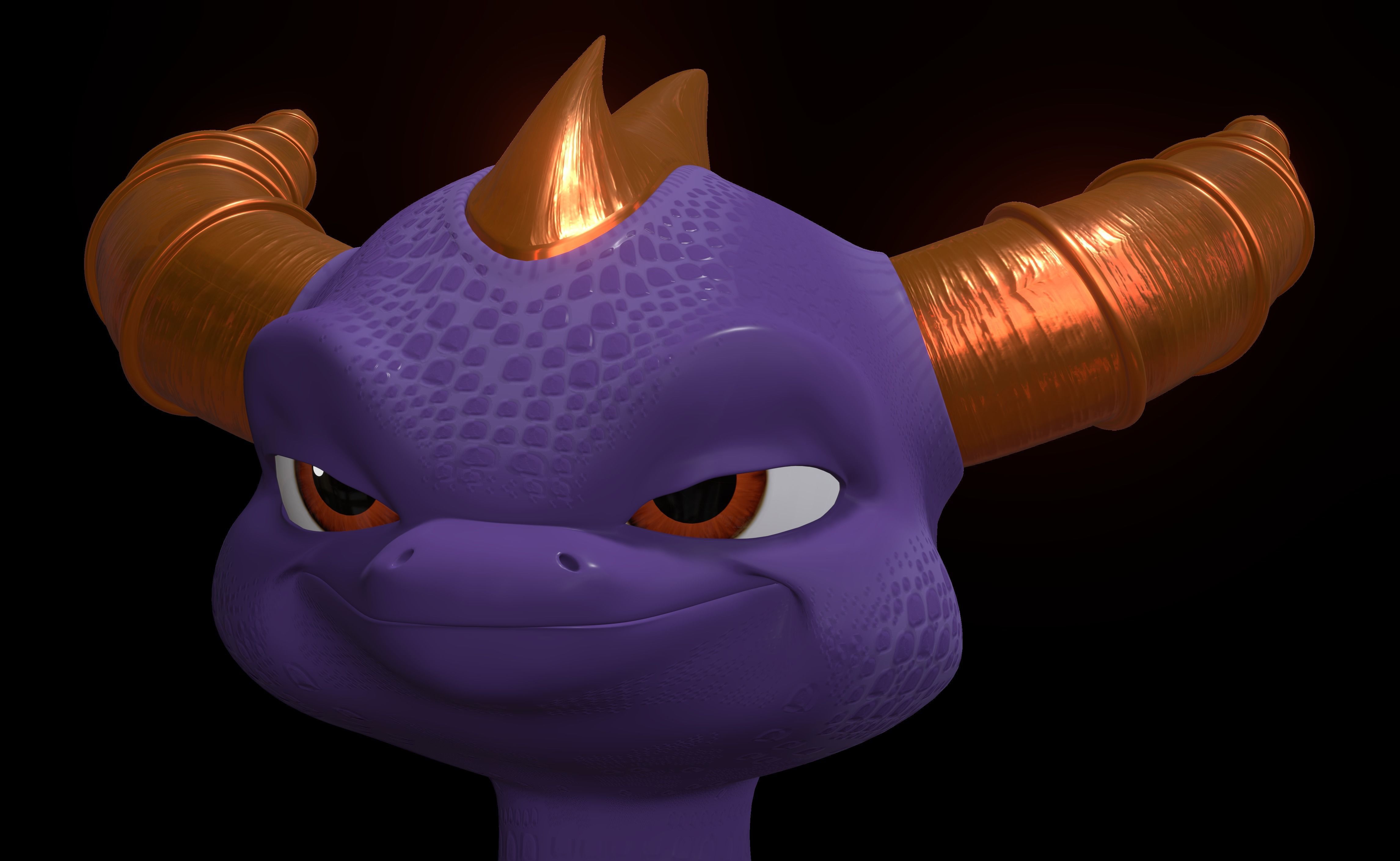 3D model Spyro the Dragon Skylander Academy Model VR / AR / low-poly ...