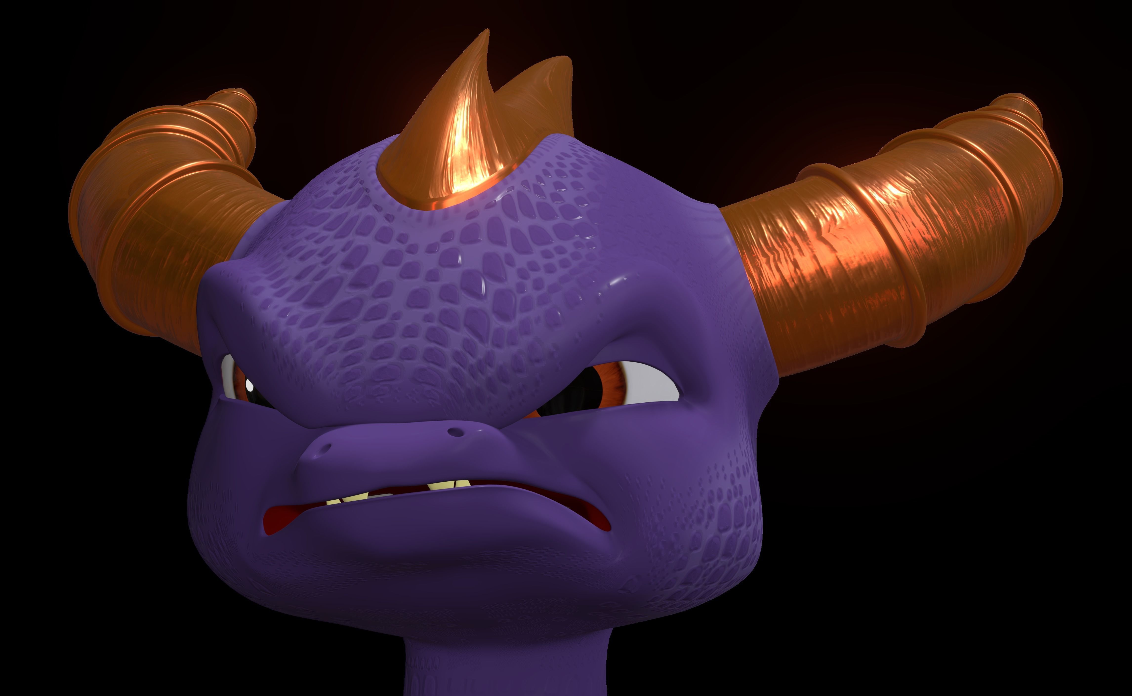 3D model Spyro the Dragon Skylander Academy Model VR / AR / low-poly ...