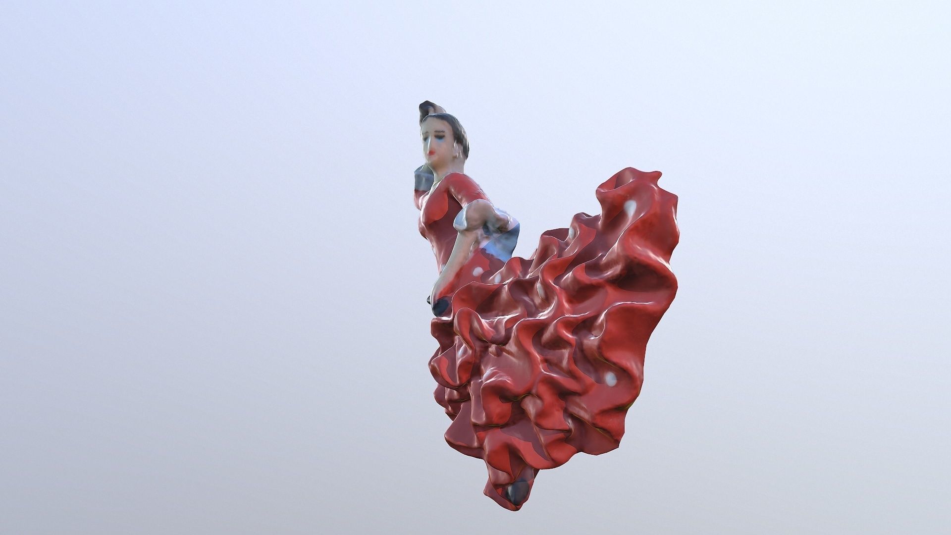 3D model Flamenco dancer Spain magnet souvenir-fridge 3D model VR / AR ...