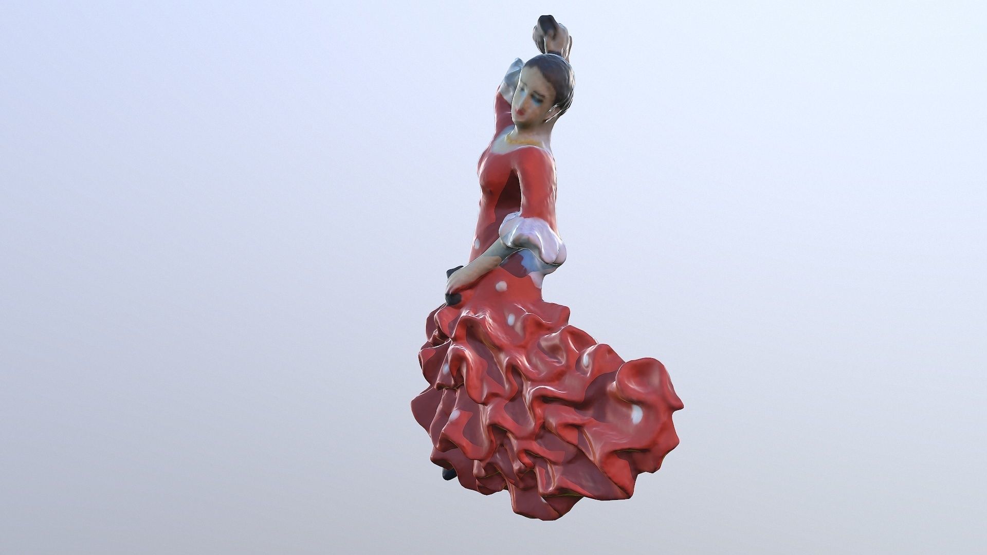 3D model Flamenco dancer Spain magnet souvenir-fridge 3D model VR / AR ...