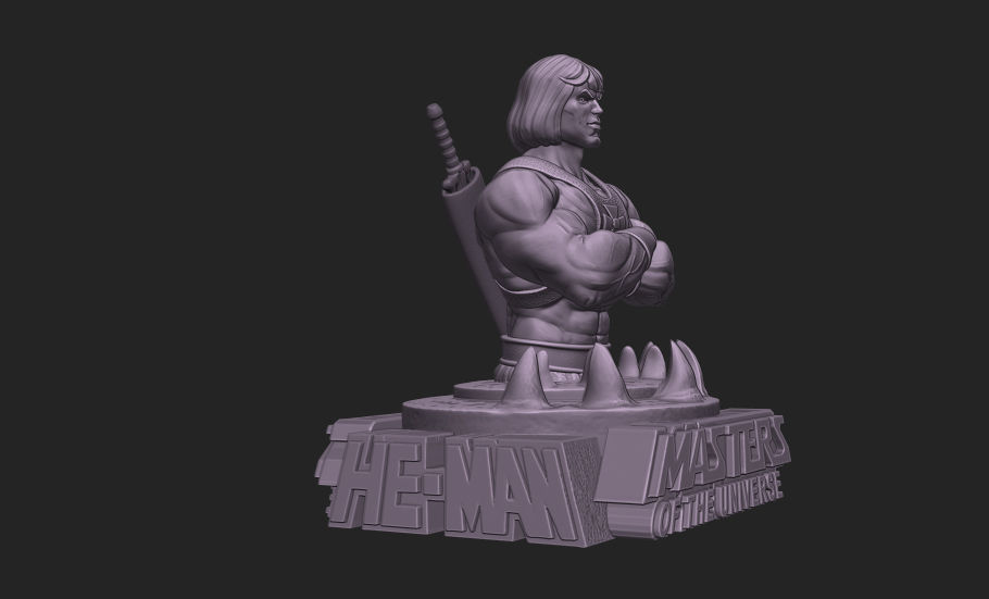 He-Man - Bust 3D model 3D printable | CGTrader