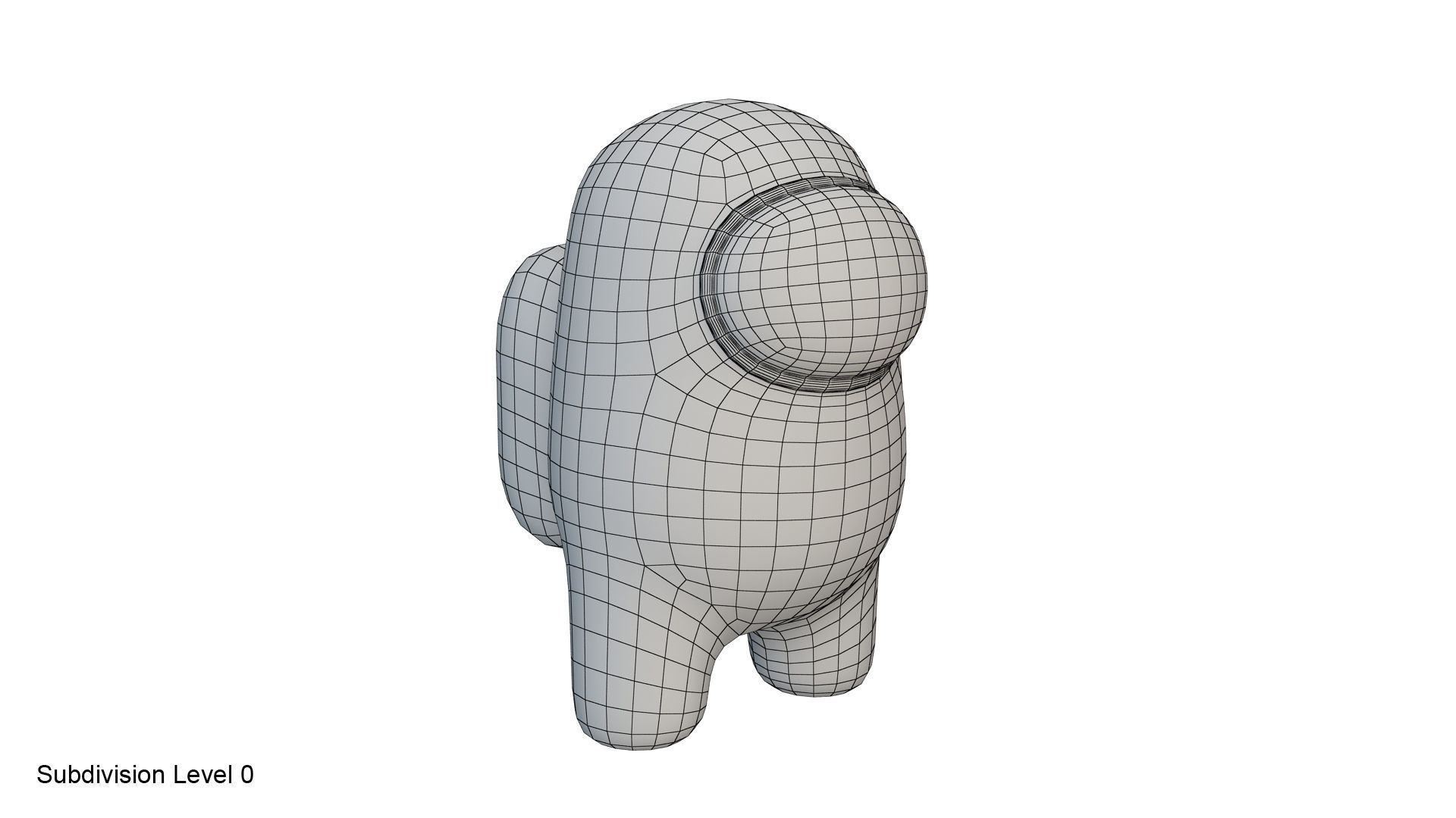 Among Us character free 3D model | CGTrader