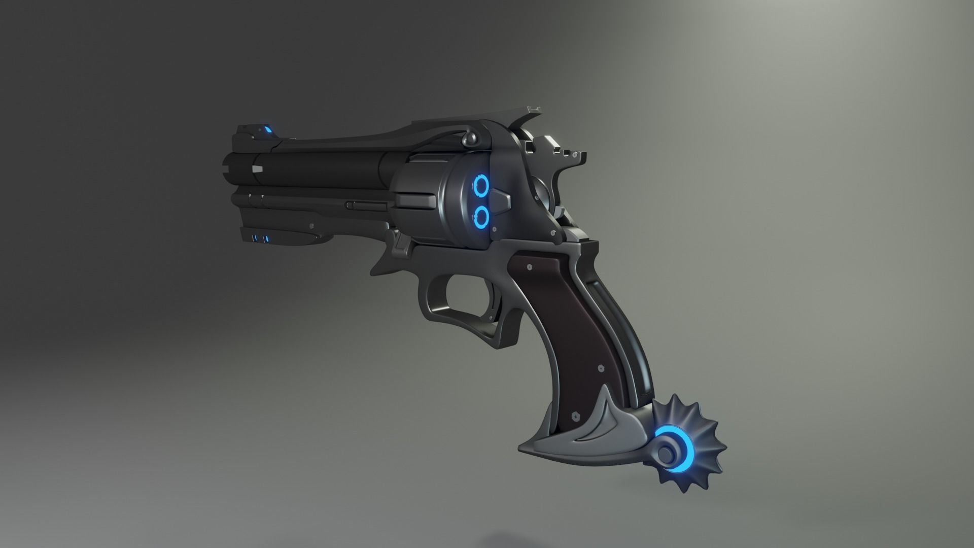 Overwatch McCree Peacekeeper gun 3D free 3D model | CGTrader