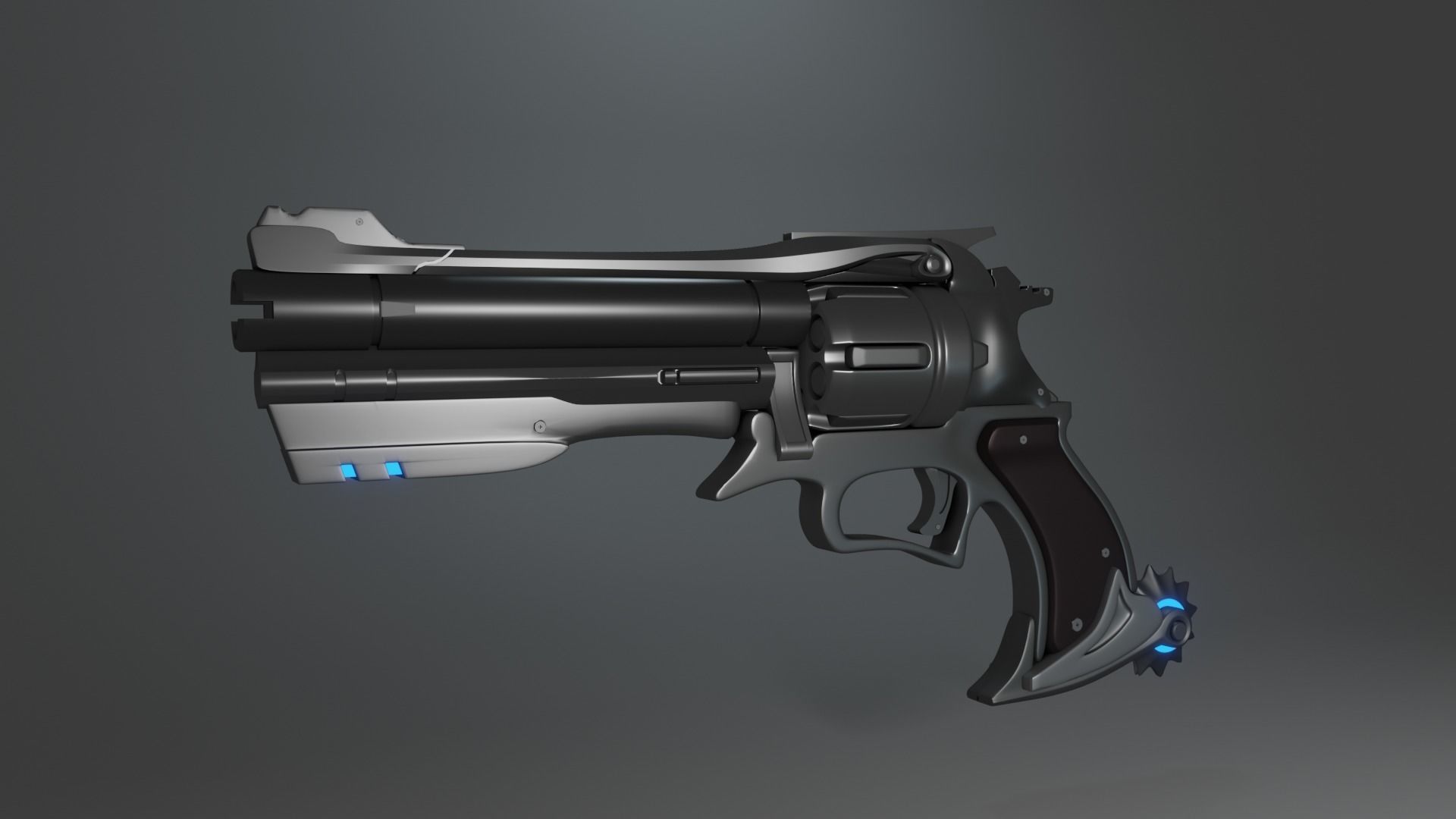 Overwatch McCree Peacekeeper gun 3D free 3D model | CGTrader
