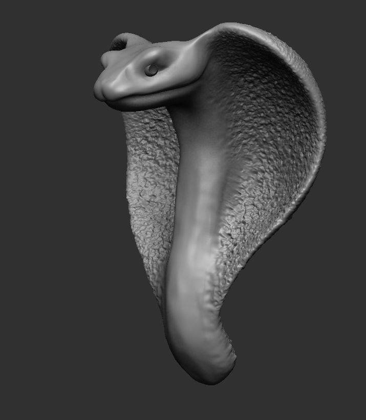 Snake cobra head 3D model 3D printable | CGTrader