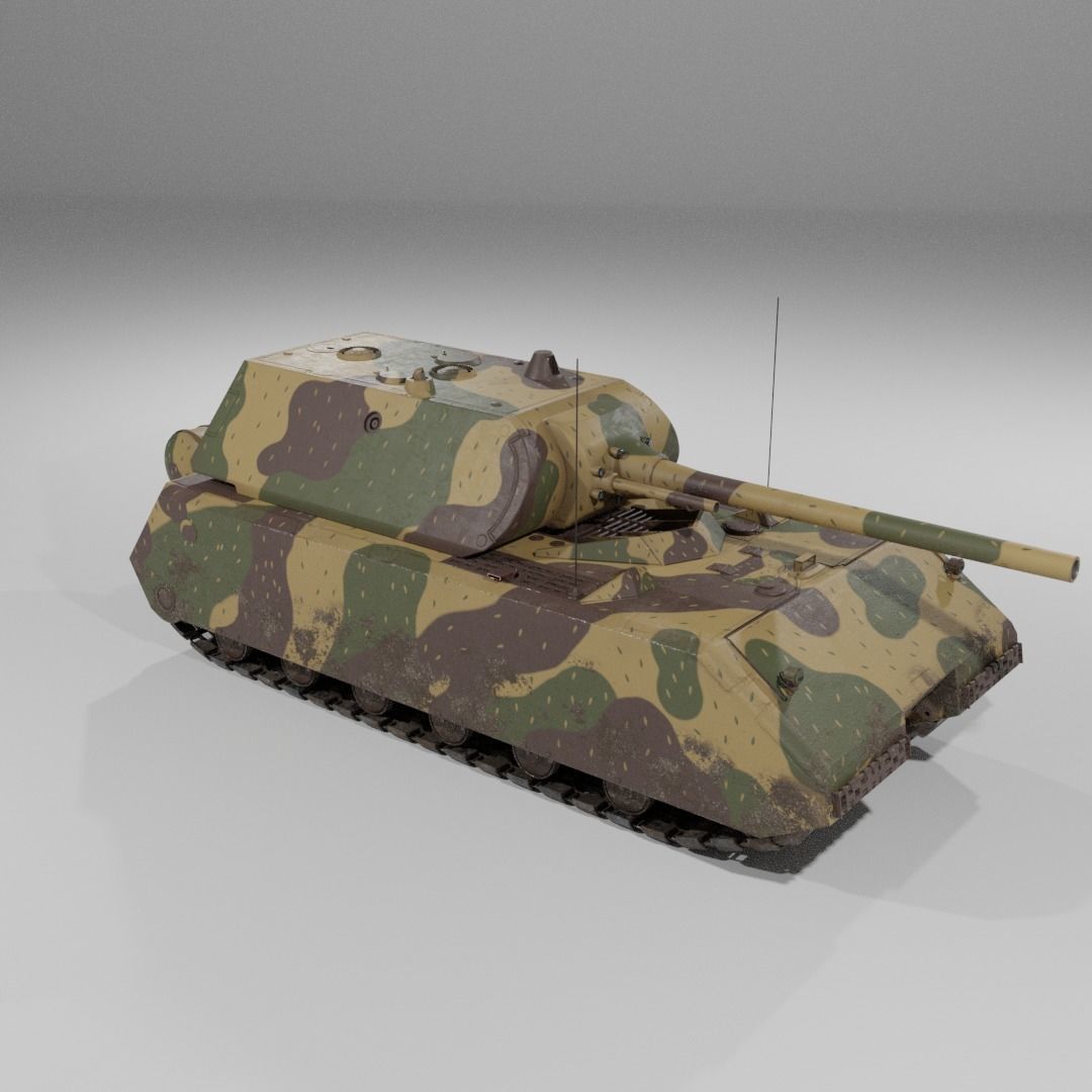 Panzerkampfwagen VIII Maus free 3D model | CGTrader