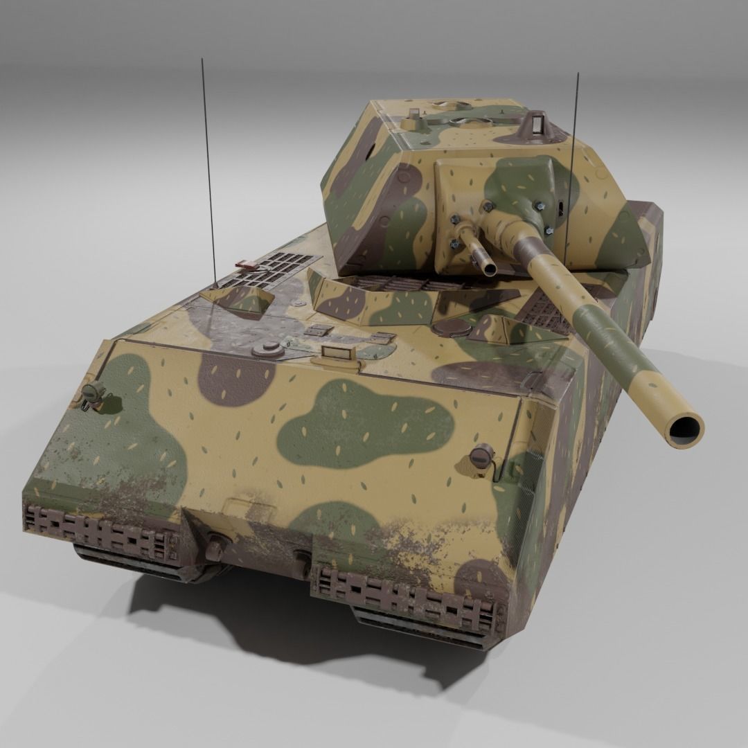 Panzerkampfwagen VIII Maus free 3D model | CGTrader