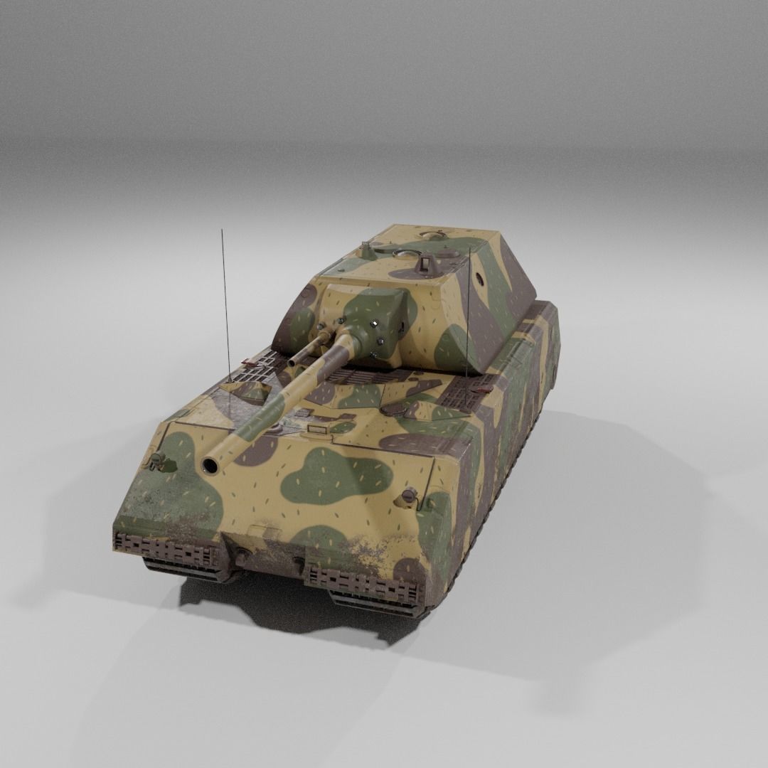 Panzerkampfwagen VIII Maus free 3D model | CGTrader