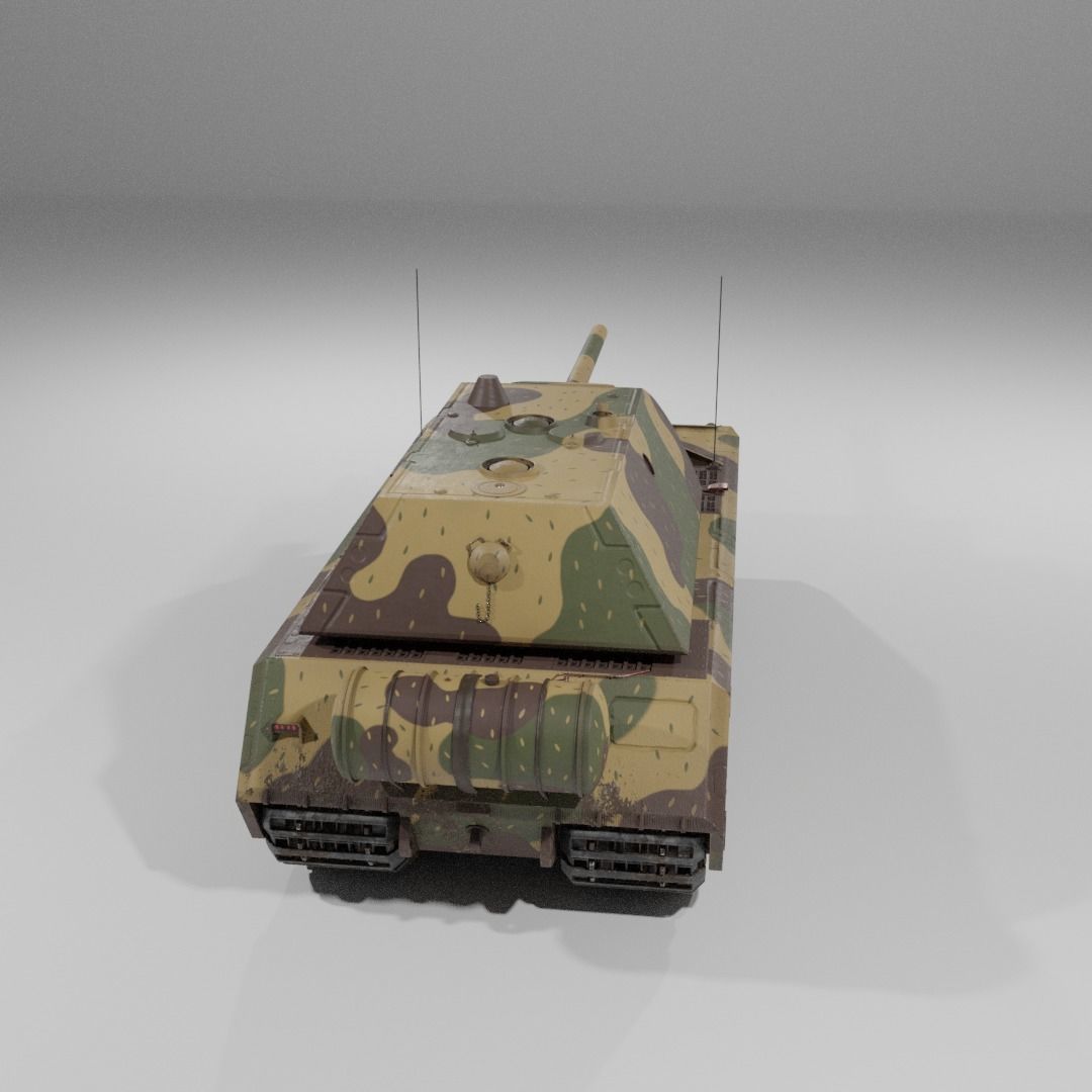 Panzerkampfwagen VIII Maus free 3D model | CGTrader