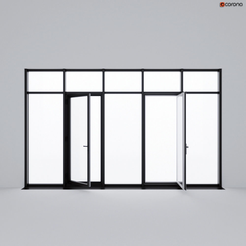 Sliding doors free 3D model | CGTrader