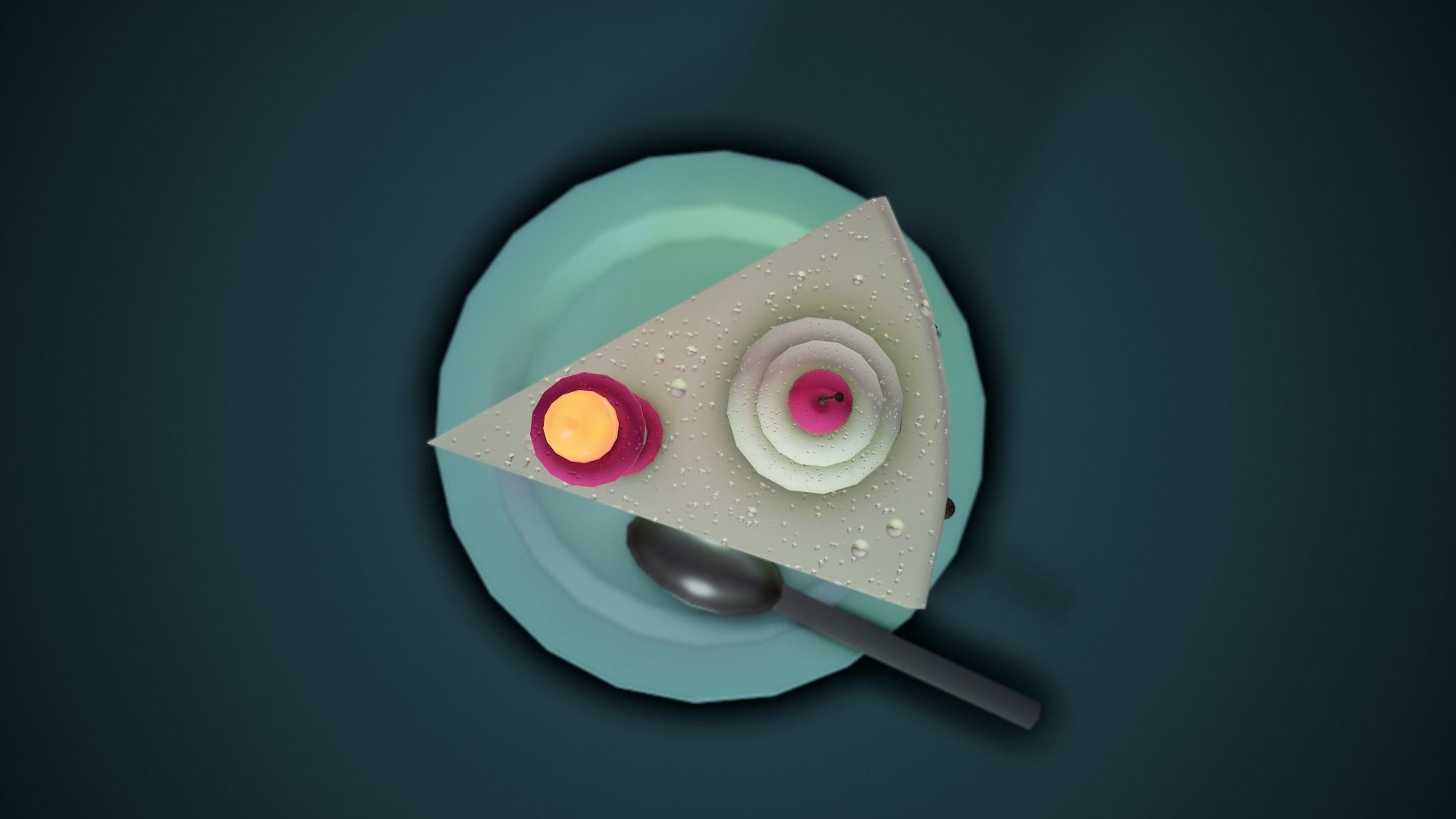 3D model Stylized Cake - Tutorial Included VR / AR / low-poly | CGTrader