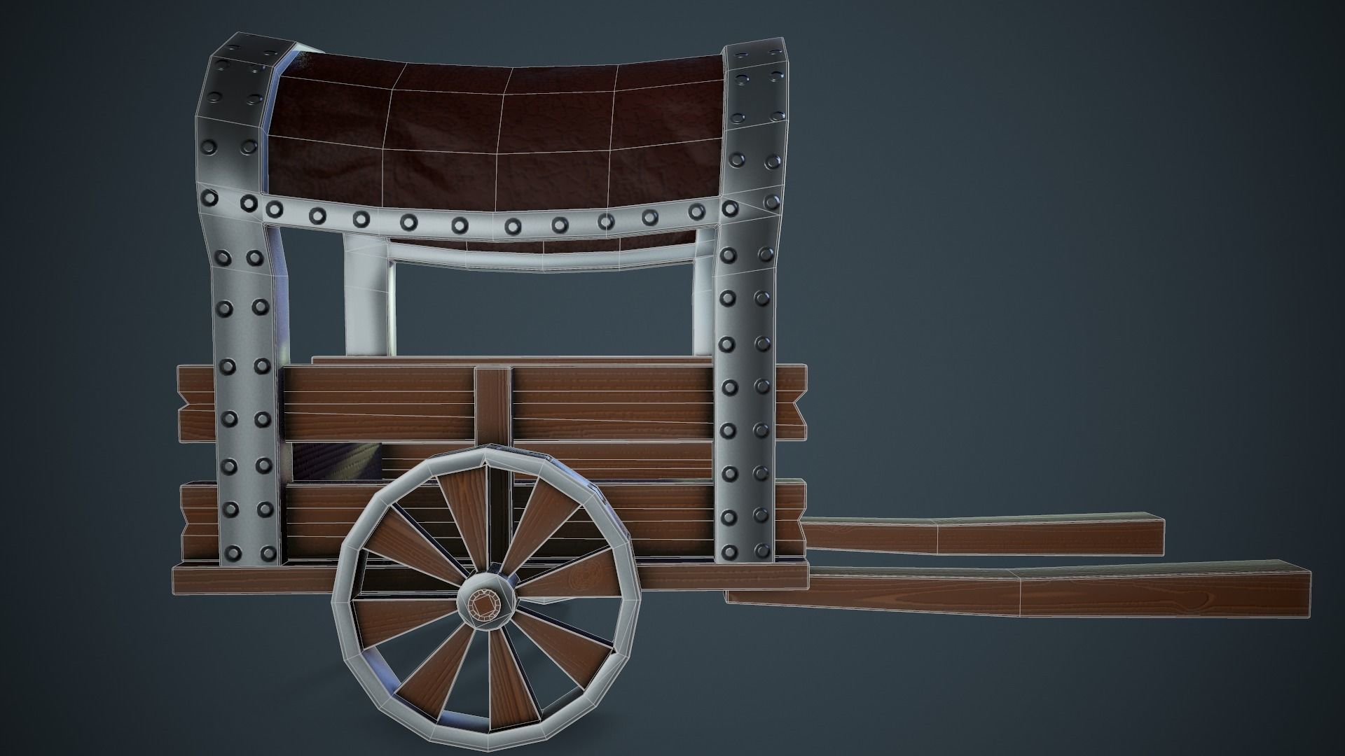 3D model Stylized Cart - Tutorial Included VR / AR / low-poly | CGTrader