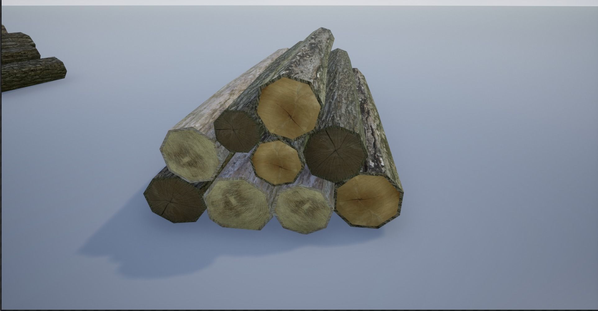 3D model Lowpoly Wood-Log and Log Piles VR / AR / low-poly | CGTrader
