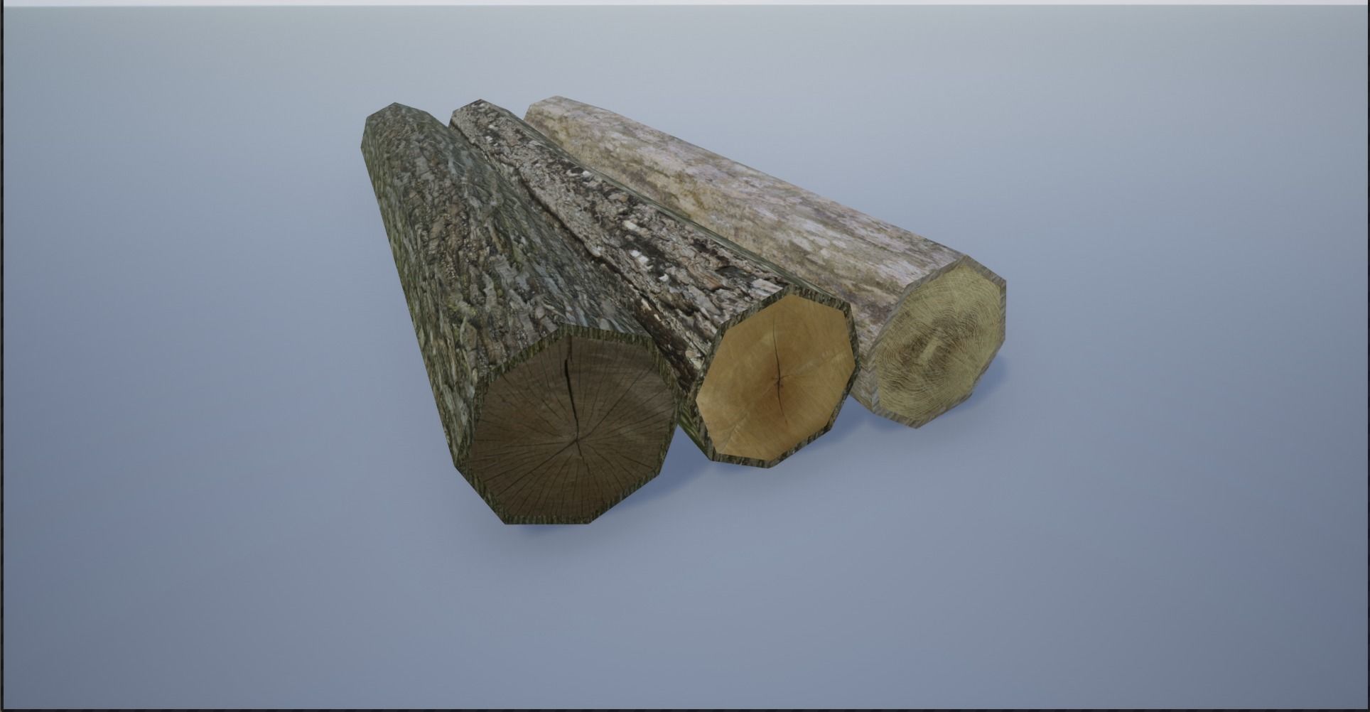 3D model Lowpoly Wood-Log and Log Piles VR / AR / low-poly | CGTrader
