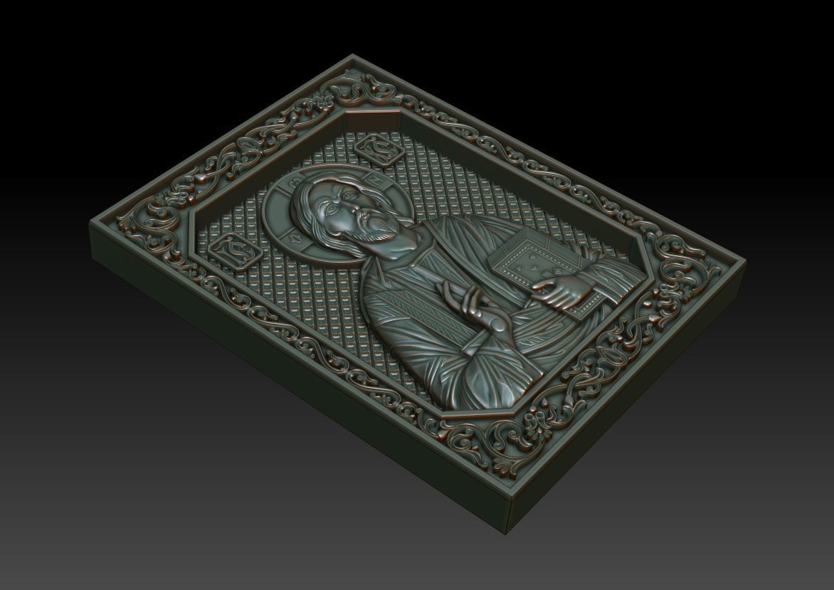 Jesus Christ Icon 3D model | CGTrader