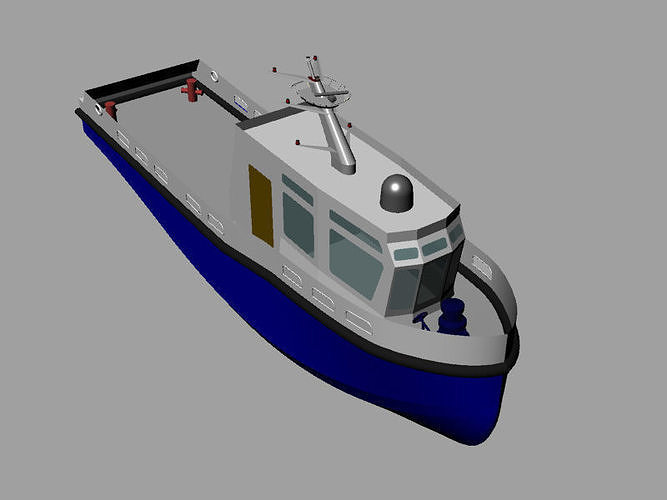 Agencies boat 3D model | CGTrader