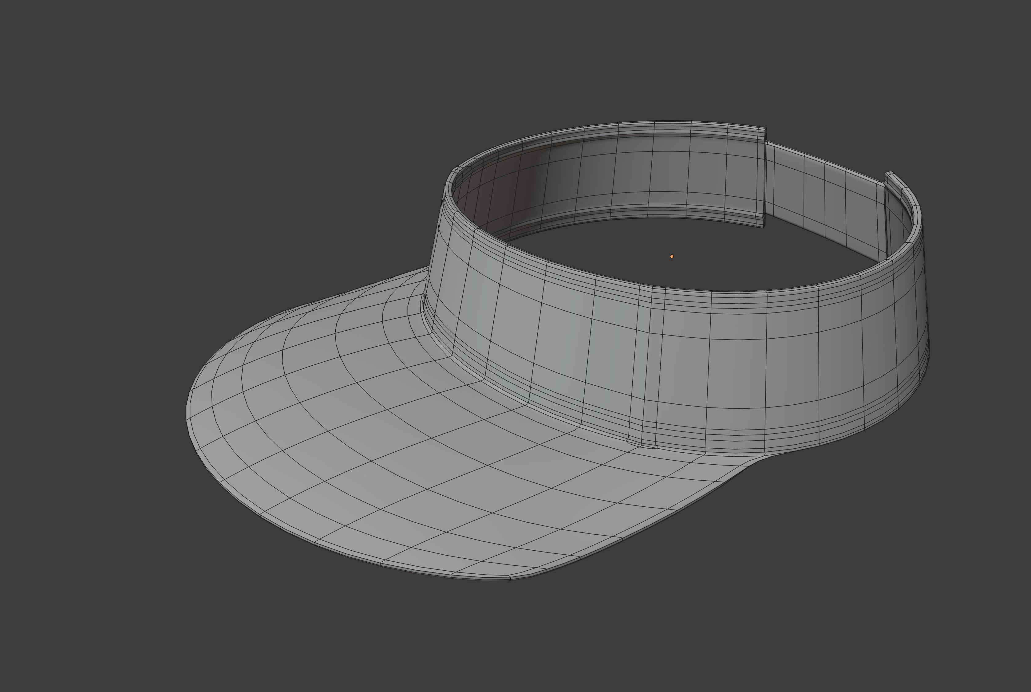 Visor Cap 3D model | CGTrader
