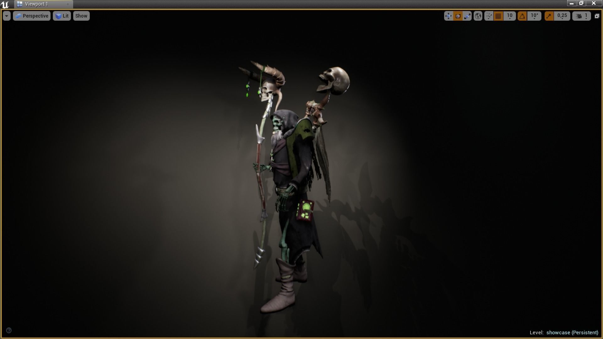 3D model Skeleton Wizard VR / AR / low-poly | CGTrader