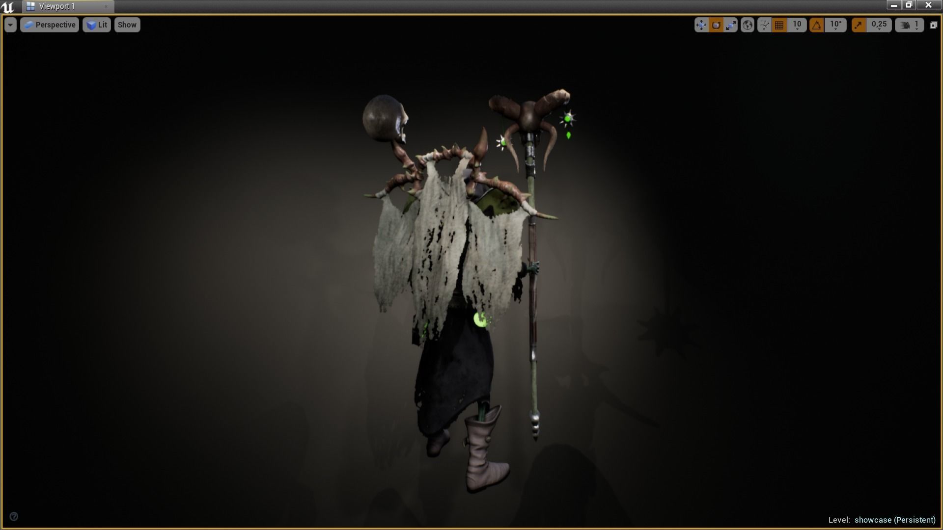 3D model Skeleton Wizard VR / AR / low-poly | CGTrader