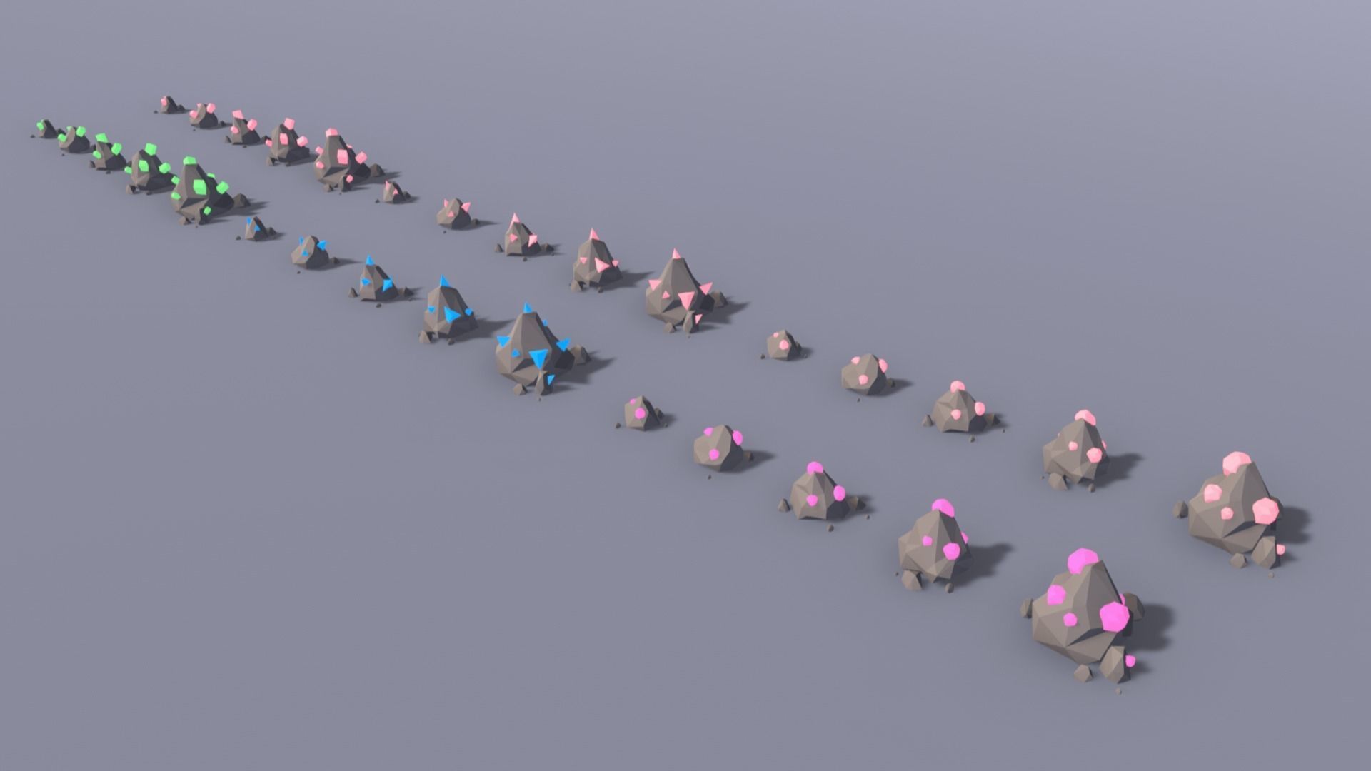 3D model Low Poly Ore VR / AR / low-poly | CGTrader