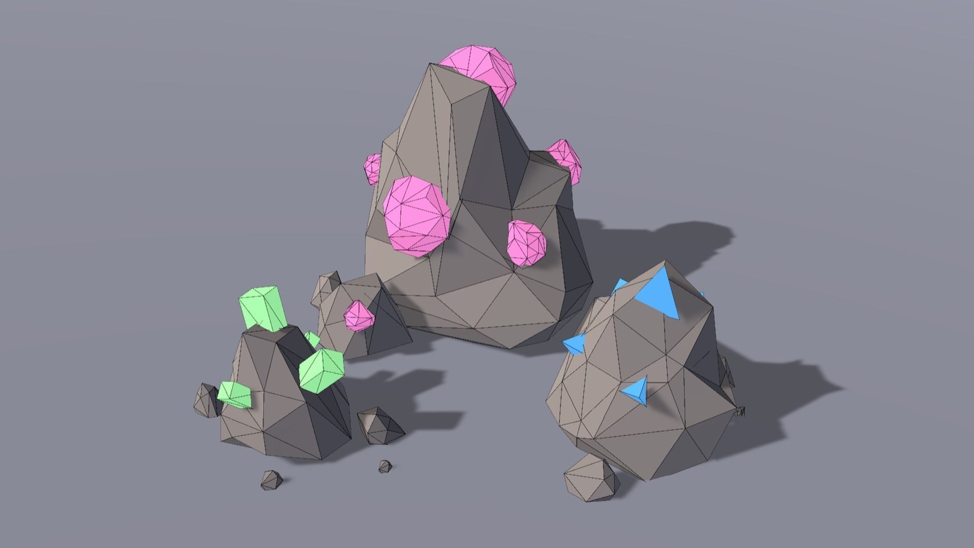 3D model Low Poly Ore VR / AR / low-poly | CGTrader