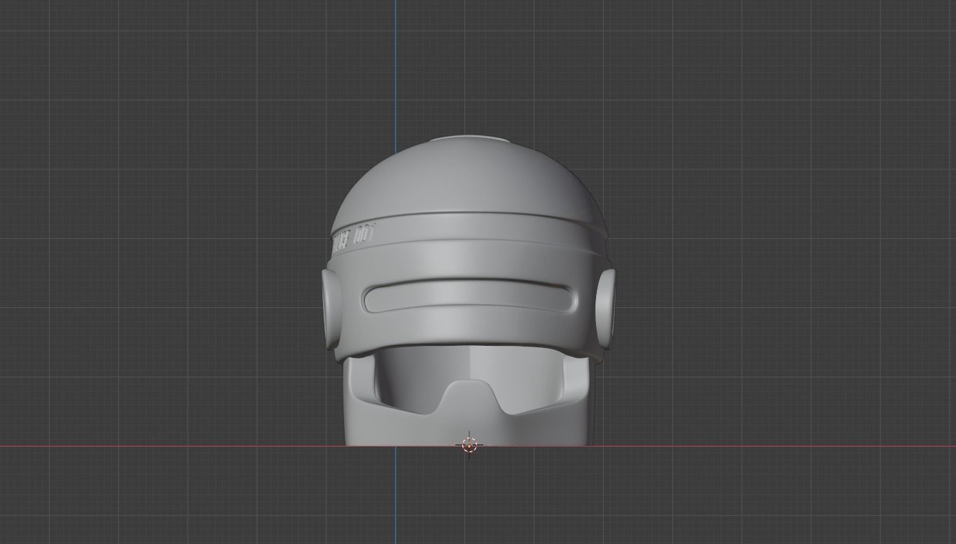 Robocop Helmet - Keychain - Pendant 3D model 3D printable | CGTrader