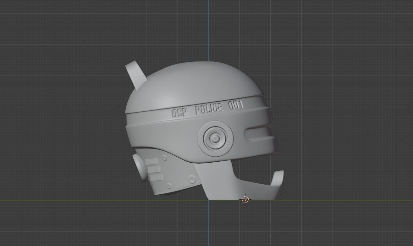 Robocop Helmet - Keychain - Pendant 3D model 3D printable | CGTrader